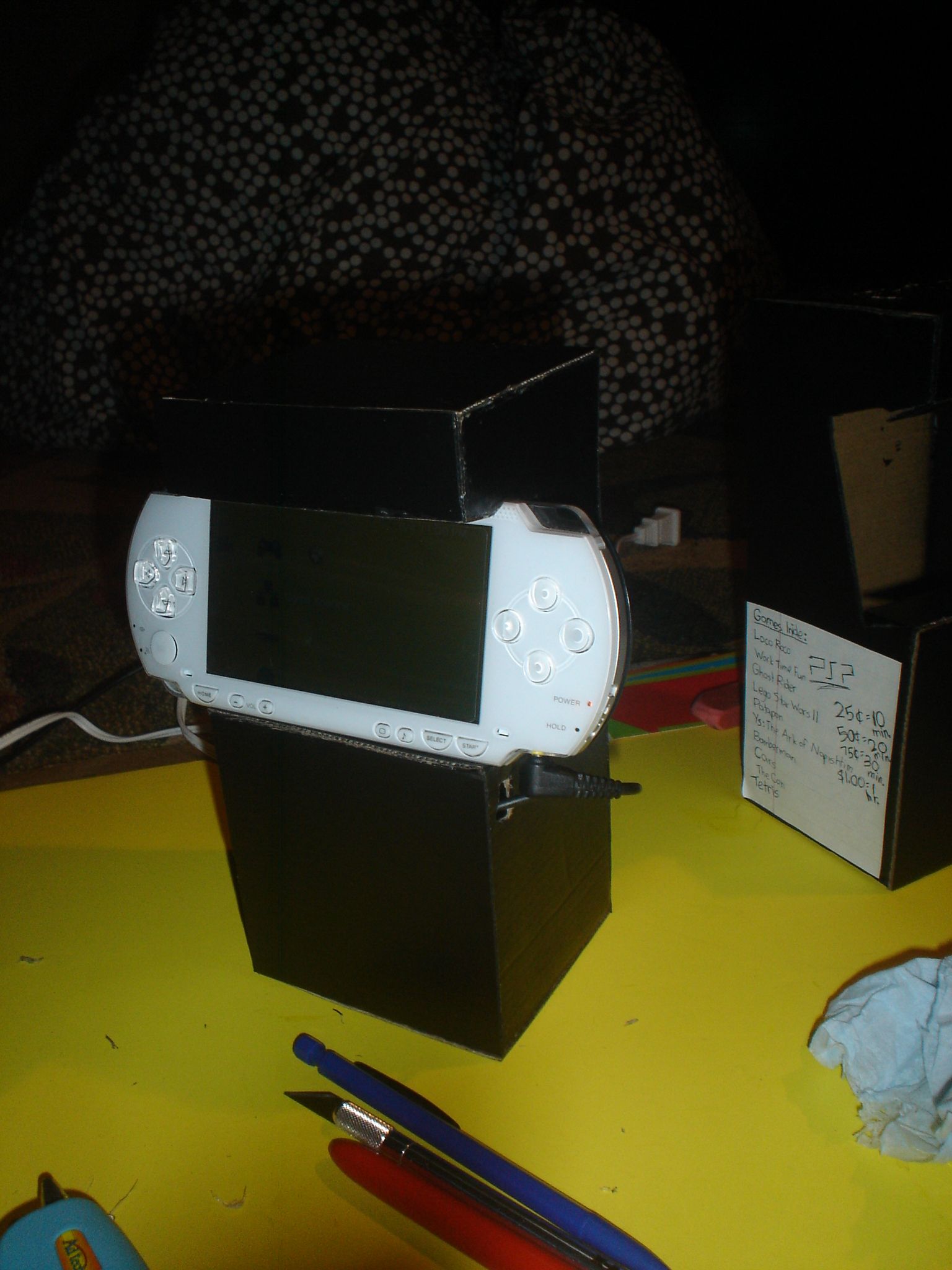 PSP Cardboard Arcade Stand : 6 Steps - Instructables