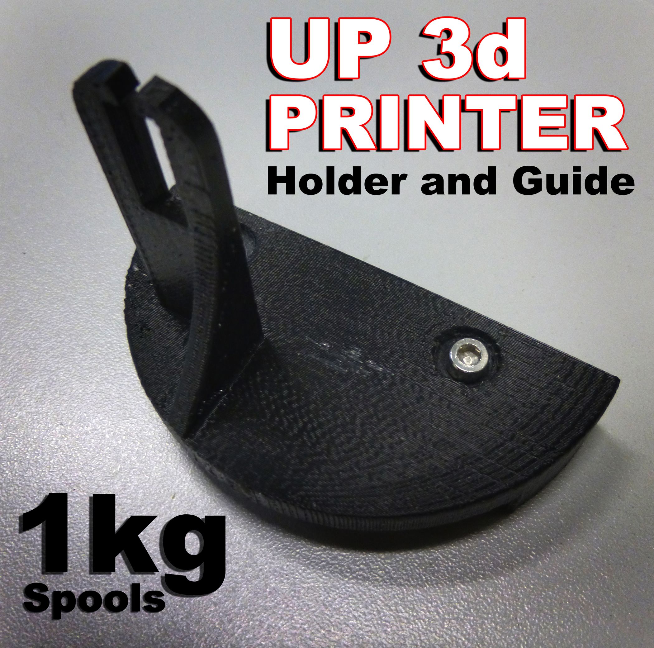 UP 3d Printer - 1kg Spool Holder and Filament Guide : 3 Steps (with ...