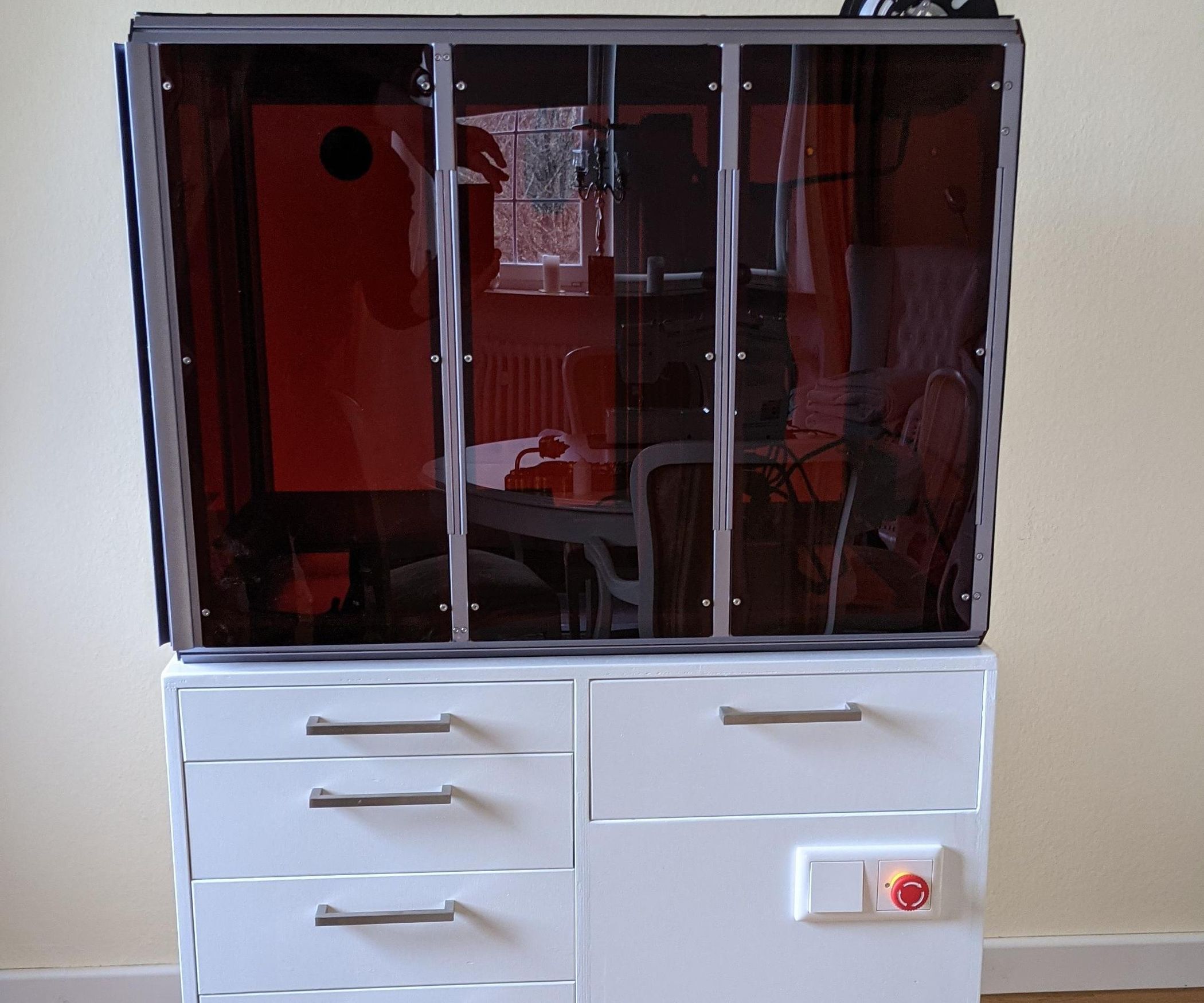 Base Cabinet for Snapmaker 2.0 A350 : 6 Steps (with Pictures ...