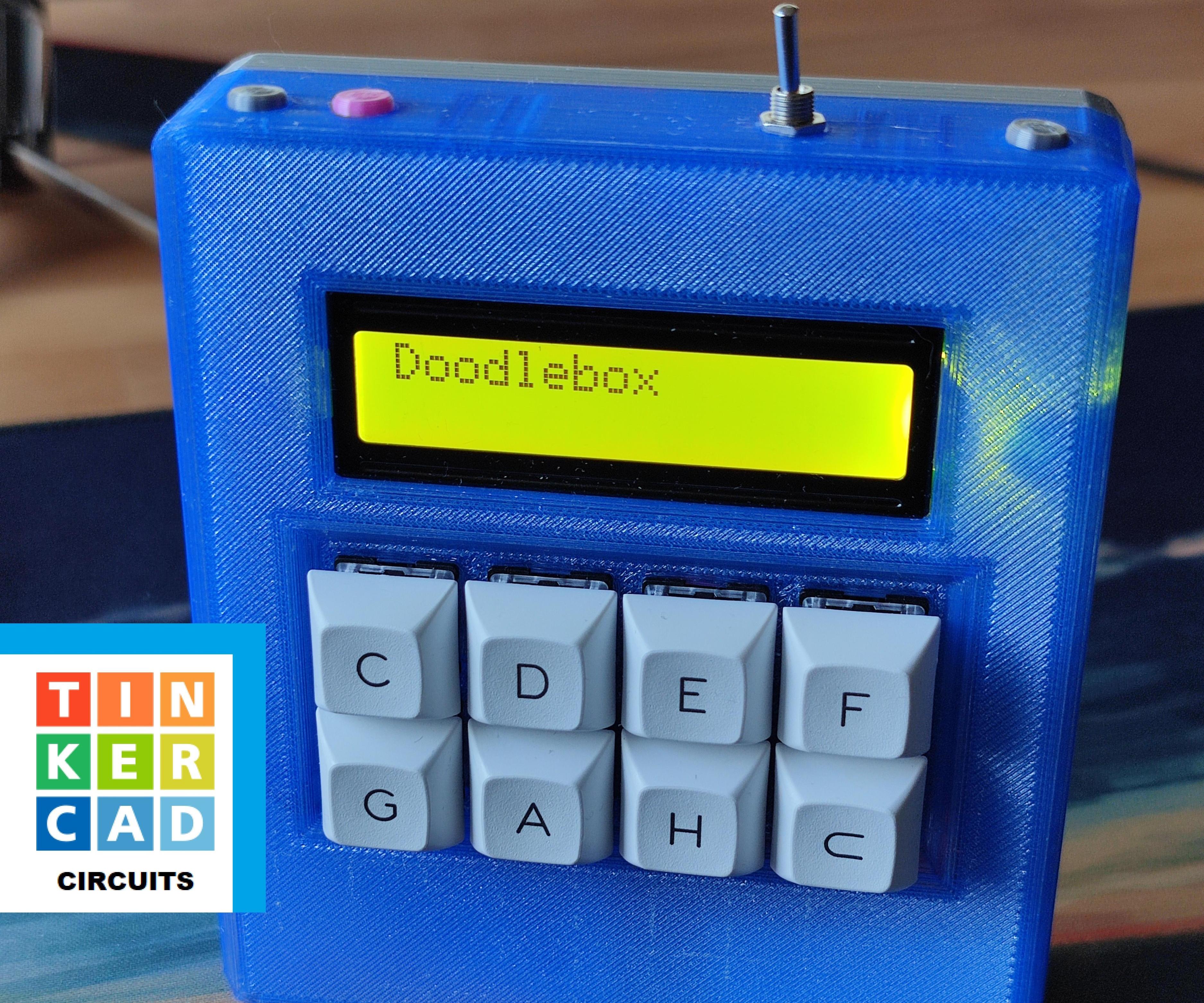 Doodlebox! Portable Arduino Piano - Tinkercad Doodlebox! Portable Arduino Piano - Tinkercad
