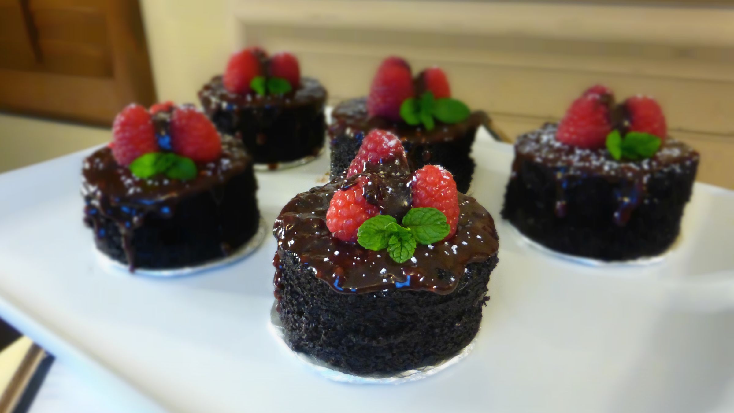 How to Make Mini Raspberry Chocolate Cake | Josh Pan - Instructables