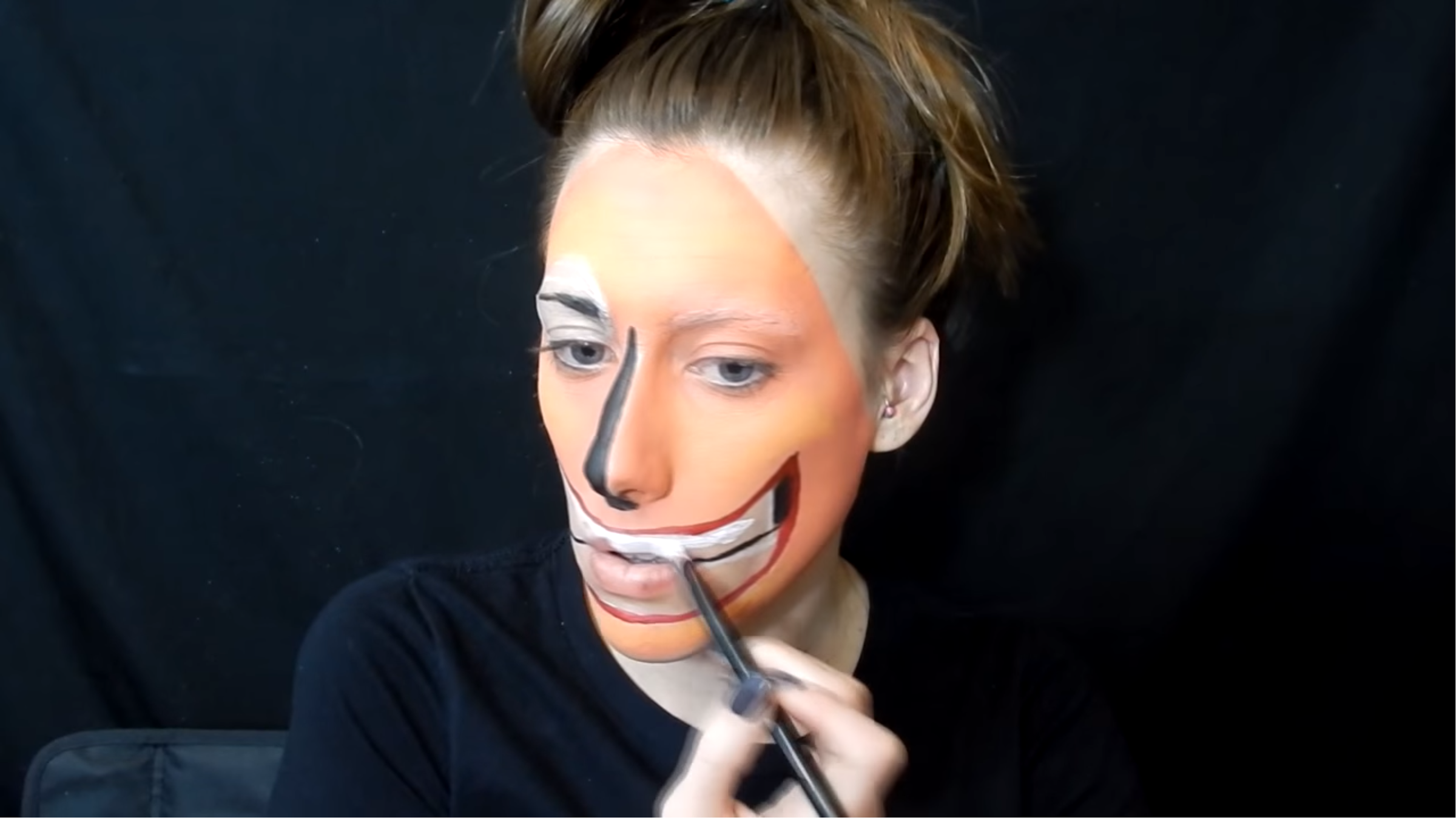 Nightmare Before Christmas Mayor Happy Side Face Paint : 13 Steps (with ...