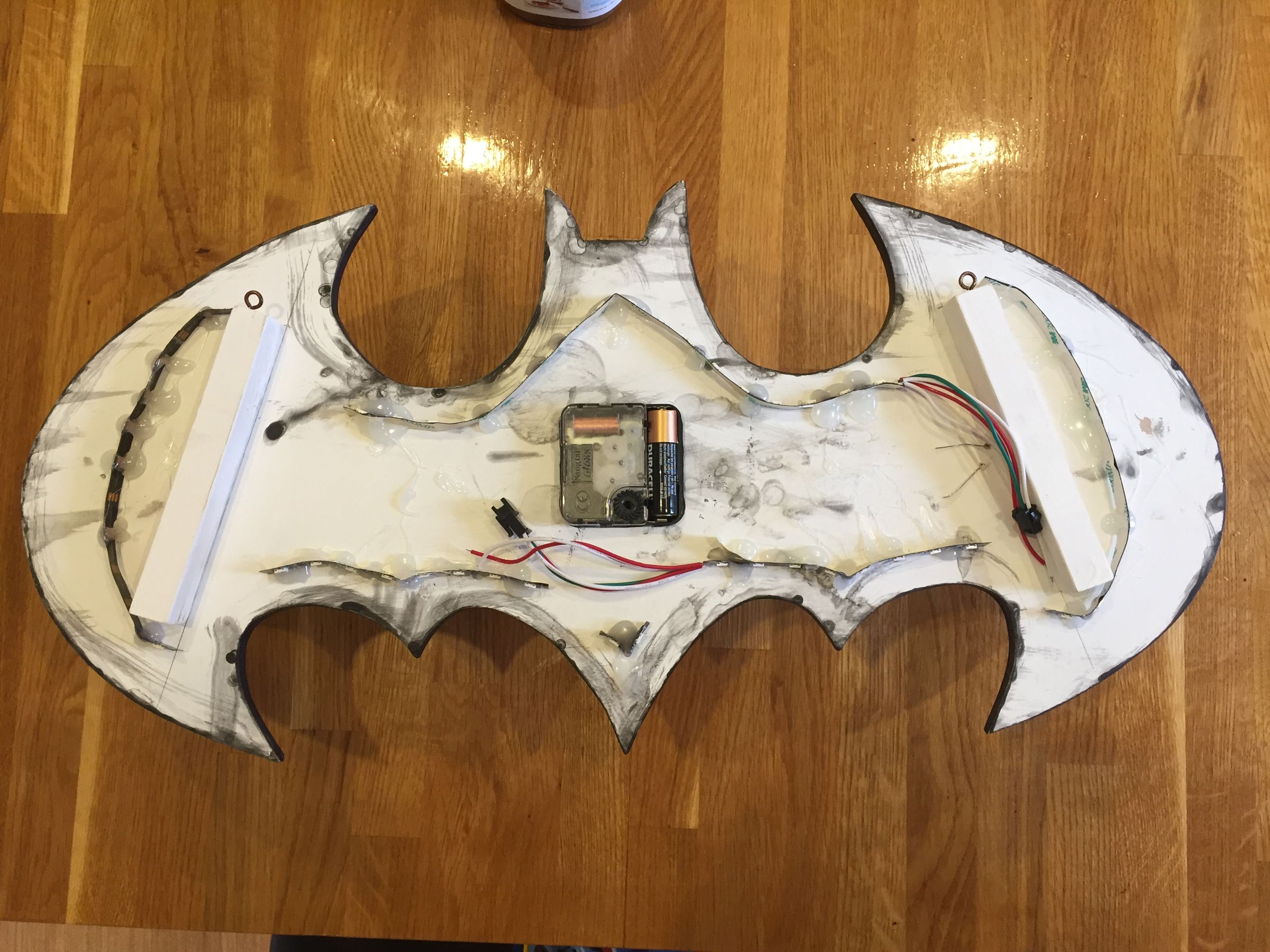 Batman LED Nightlight & Clock (Arduino) : 8 Steps - Instructables