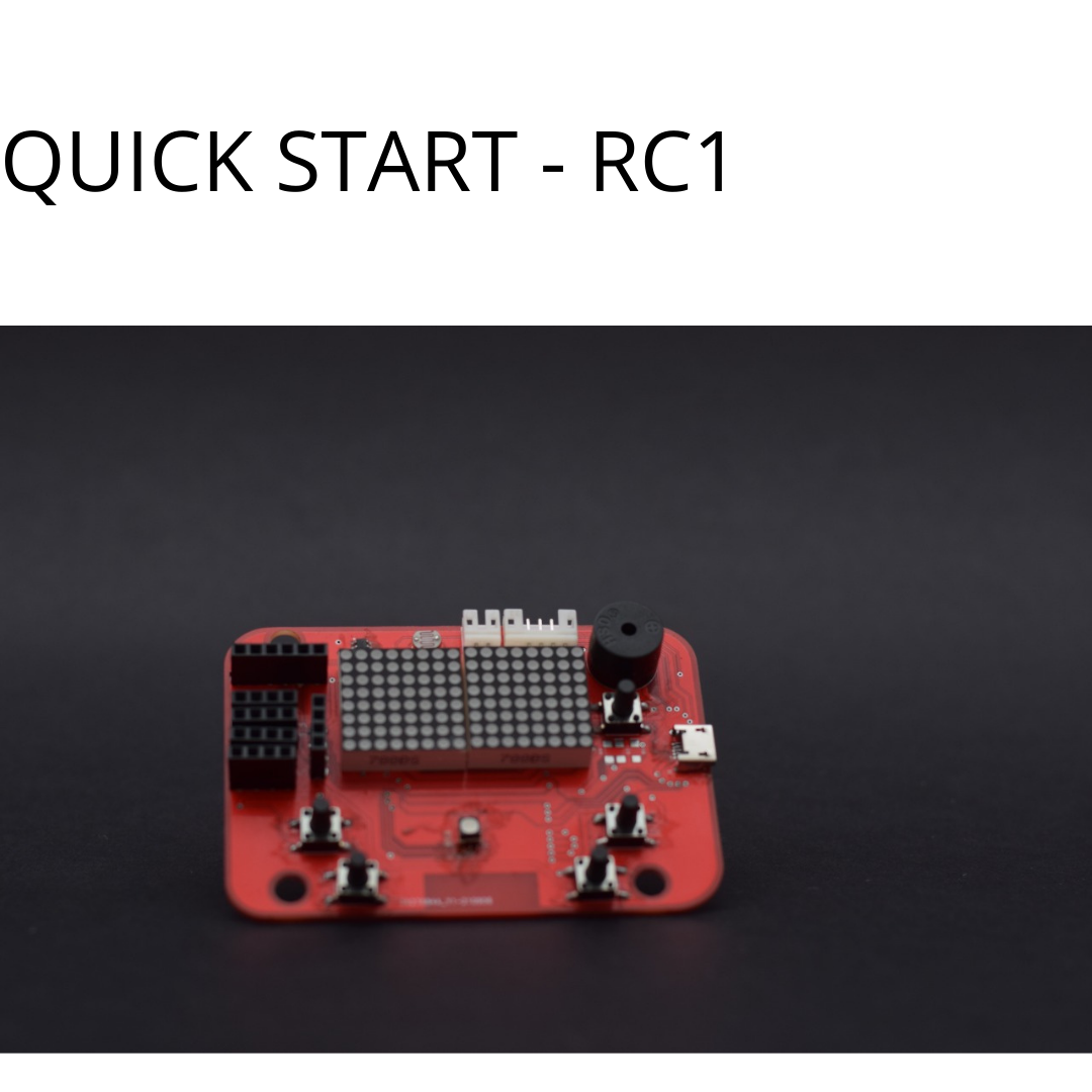 Quick Start - RC1 : 3 Steps - Instructables