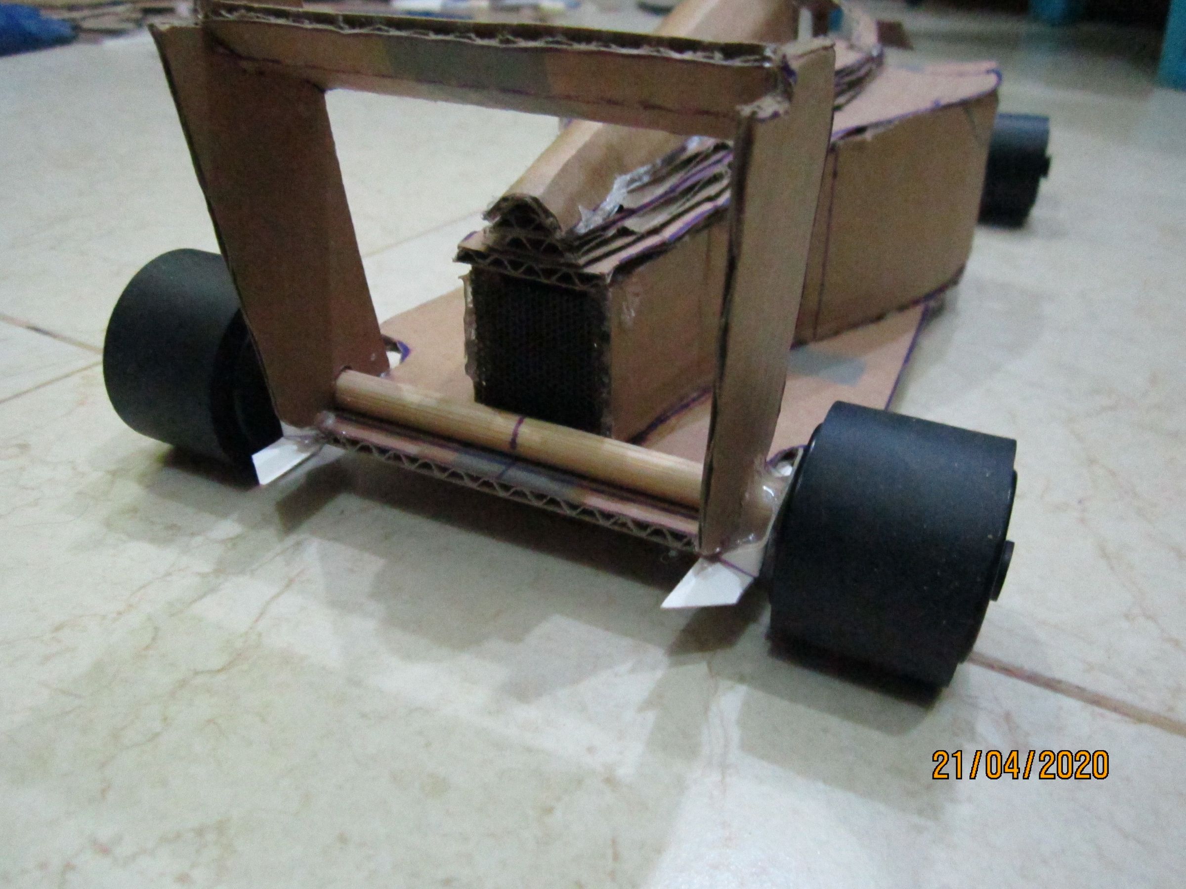 DIY Cardboard Formula 1 Car Model : 4 Steps - Instructables