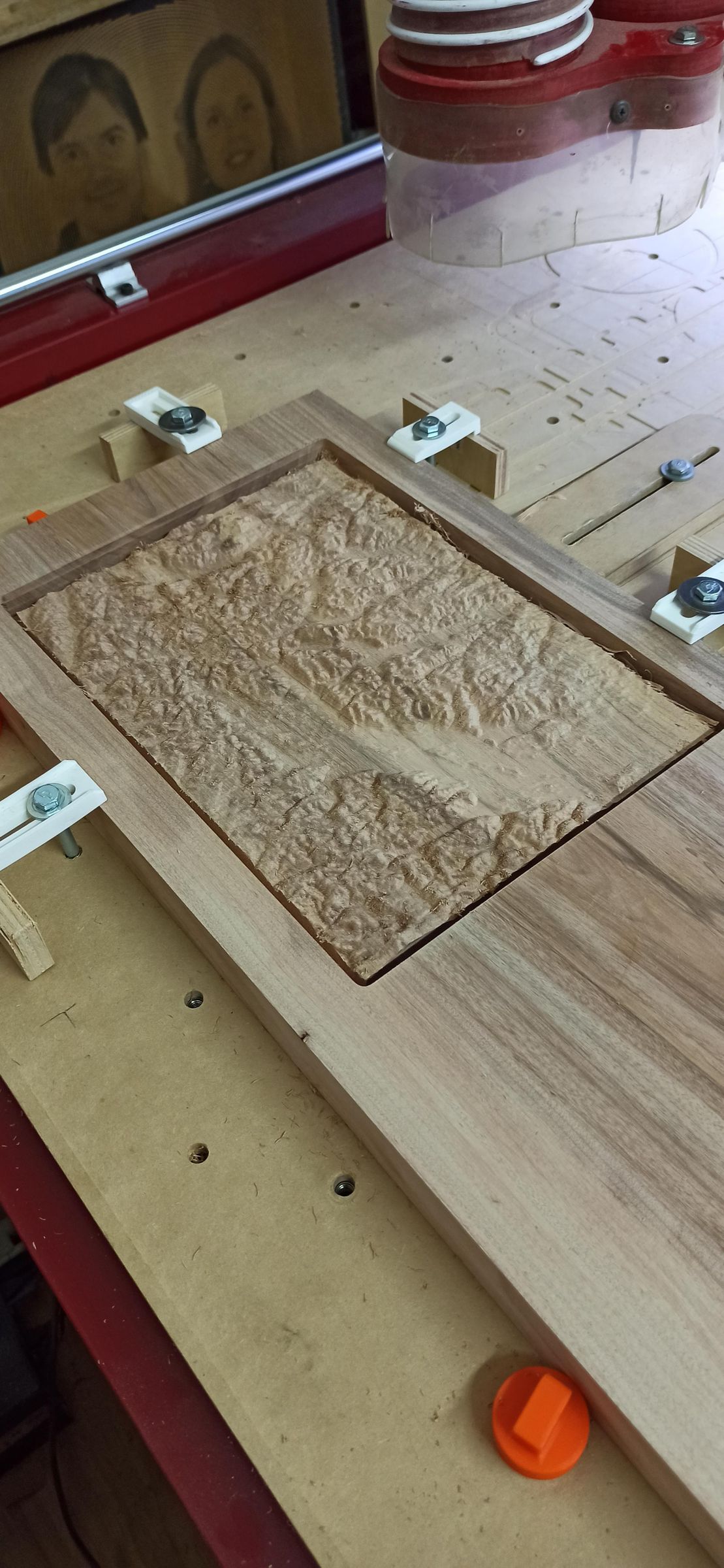 CNC Carved and Laser Engraved Topographic Map : 8 Steps (with Pictures ...