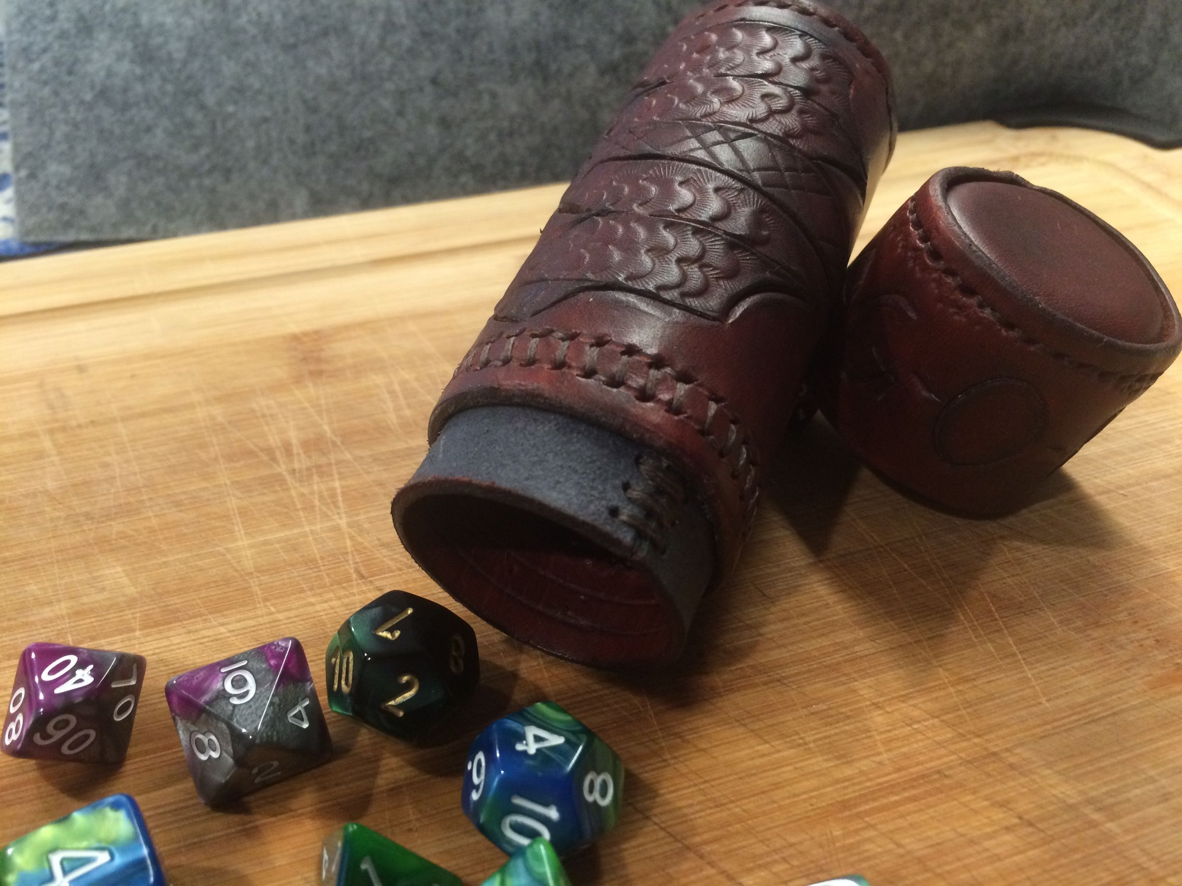 Leather Dice Tube : 15 Steps (with Pictures) - Instructables