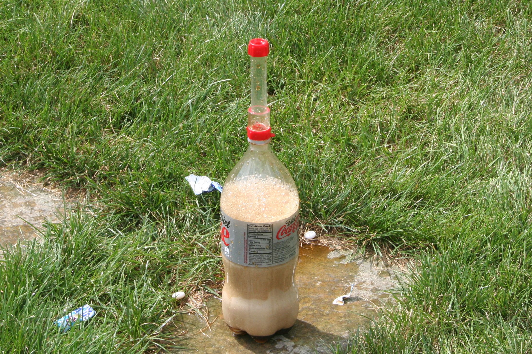 Mentos and Coke With "Geyser Tube" : 4 Steps - Instructables