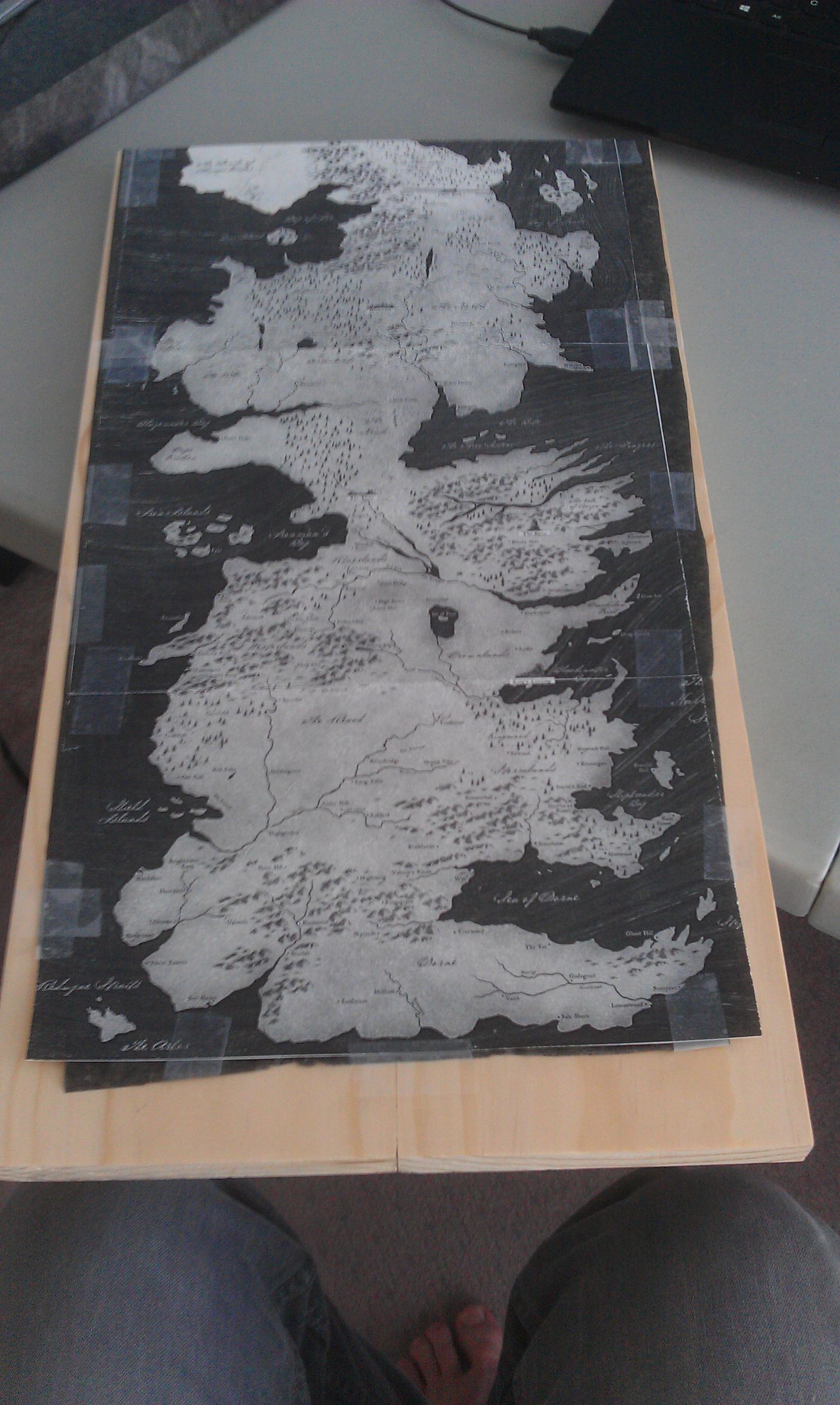 Game of Thrones Painted Table / 3D Map : 7 Steps (with Pictures ...