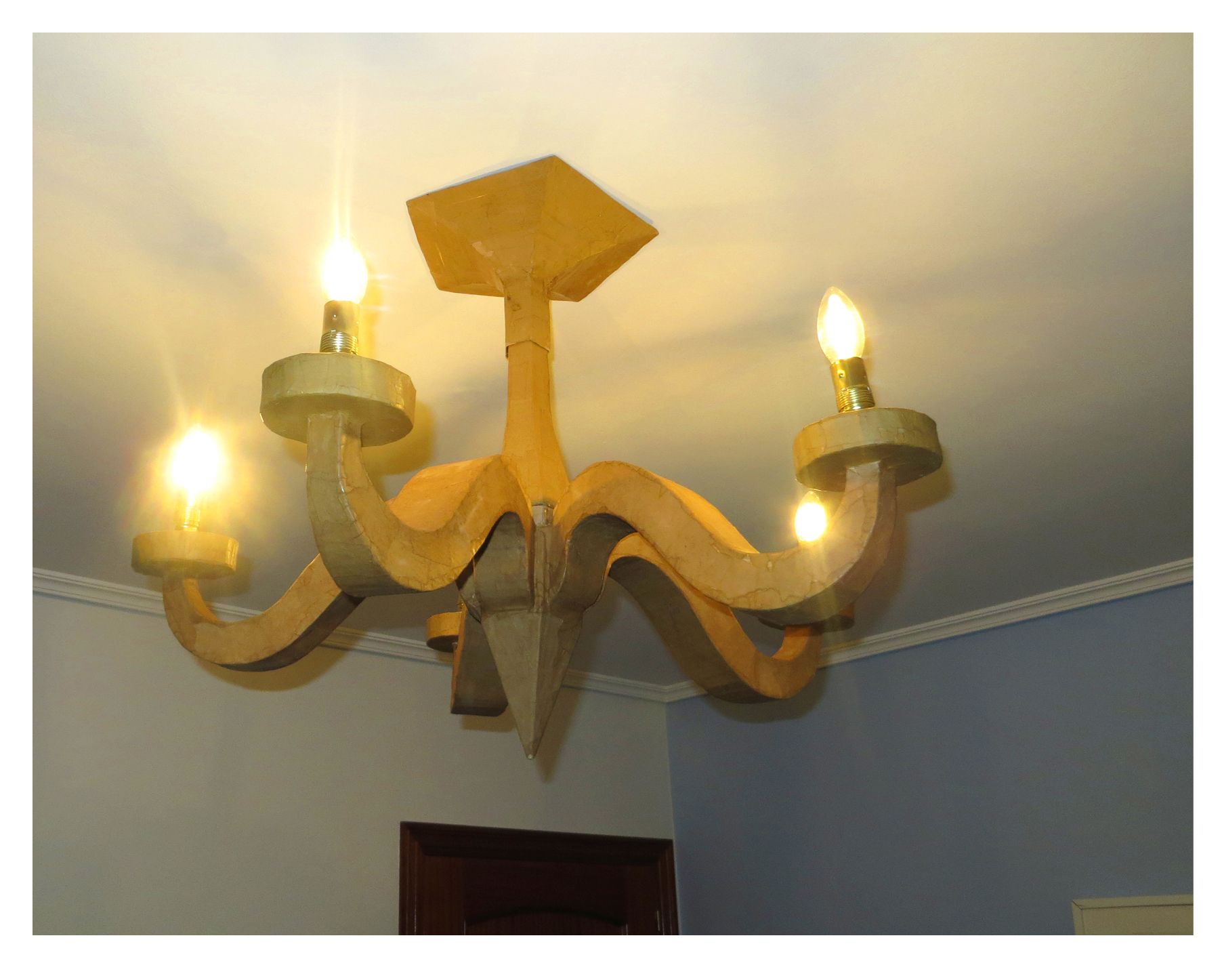 Recycled Cardboard Lamp : 3 Steps - Instructables