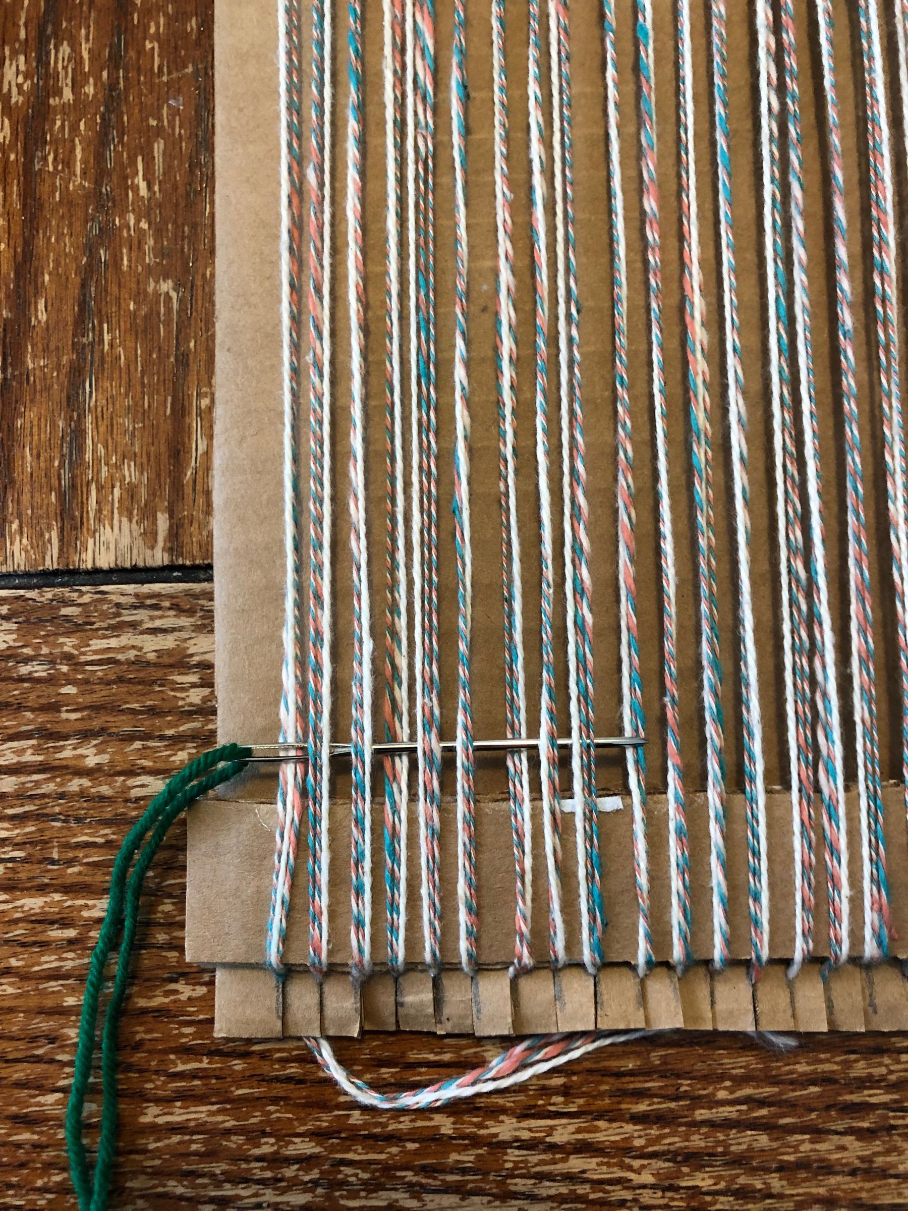 Make Your Own Weaving Loom and Get Started for $5 or Less : 5 Steps ...