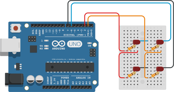 Tic Tac Toe On The Arduino With Multiplexing 6 Steps With Pictures Instructables