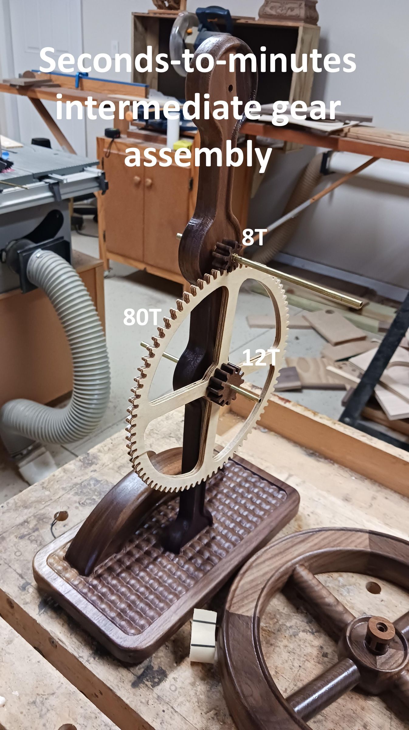 Perpetual Motion Wood Gear Clock : 14 Steps (with Pictures) - Instructables