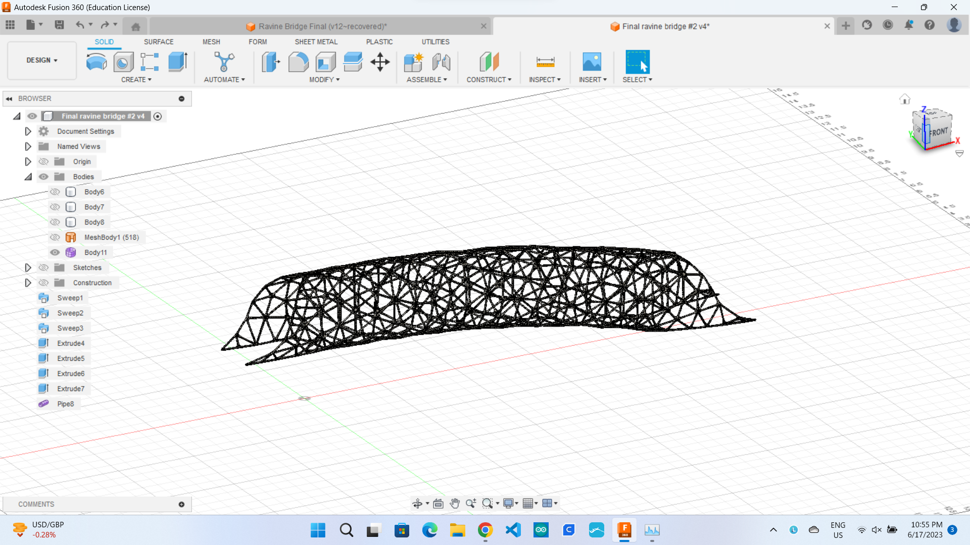 Voronoi Pedestrian Bridge : 22 Steps (with Pictures) - Instructables