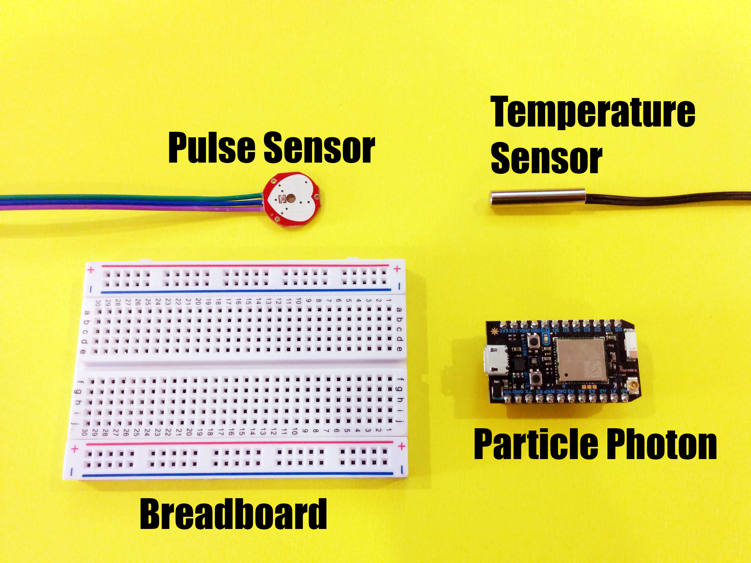 Particle Photon - Wearable Pulse and Temperature Sensor : 5 Steps (with ...
