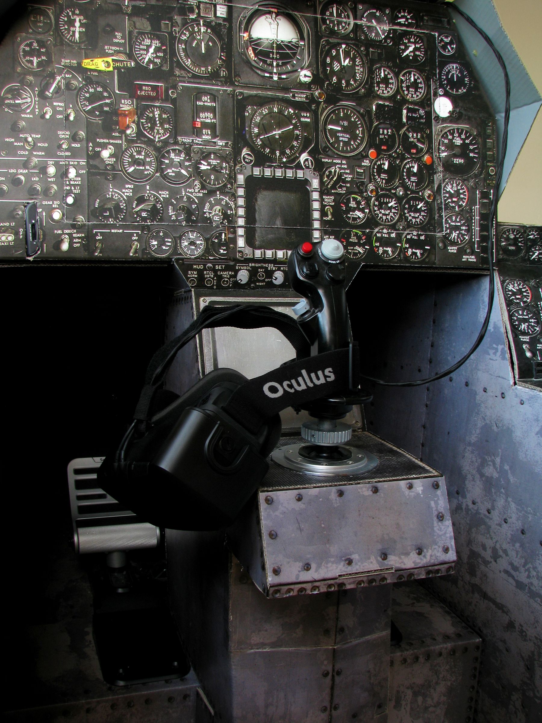 Full Scale Fighter Jet Cockpit From Cardboard : 7 Steps (with Pictures ...