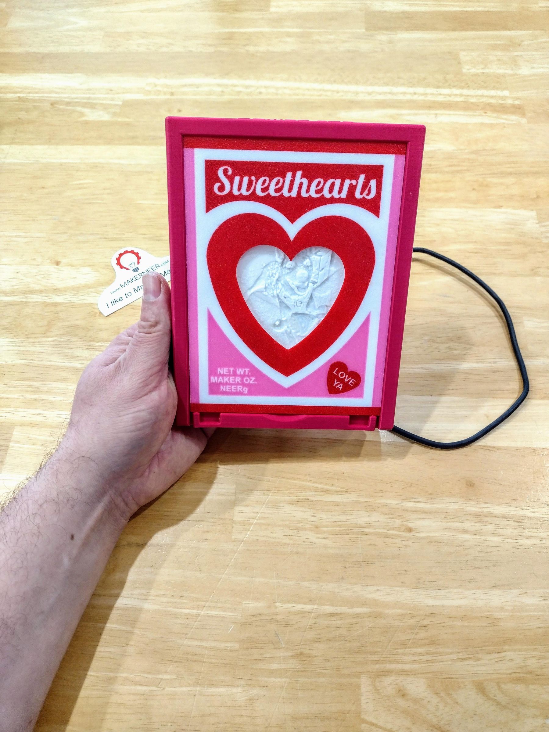 Sweethearts Candy Lightbox W/ Color Lithophane : 5 Steps (with Pictures ...