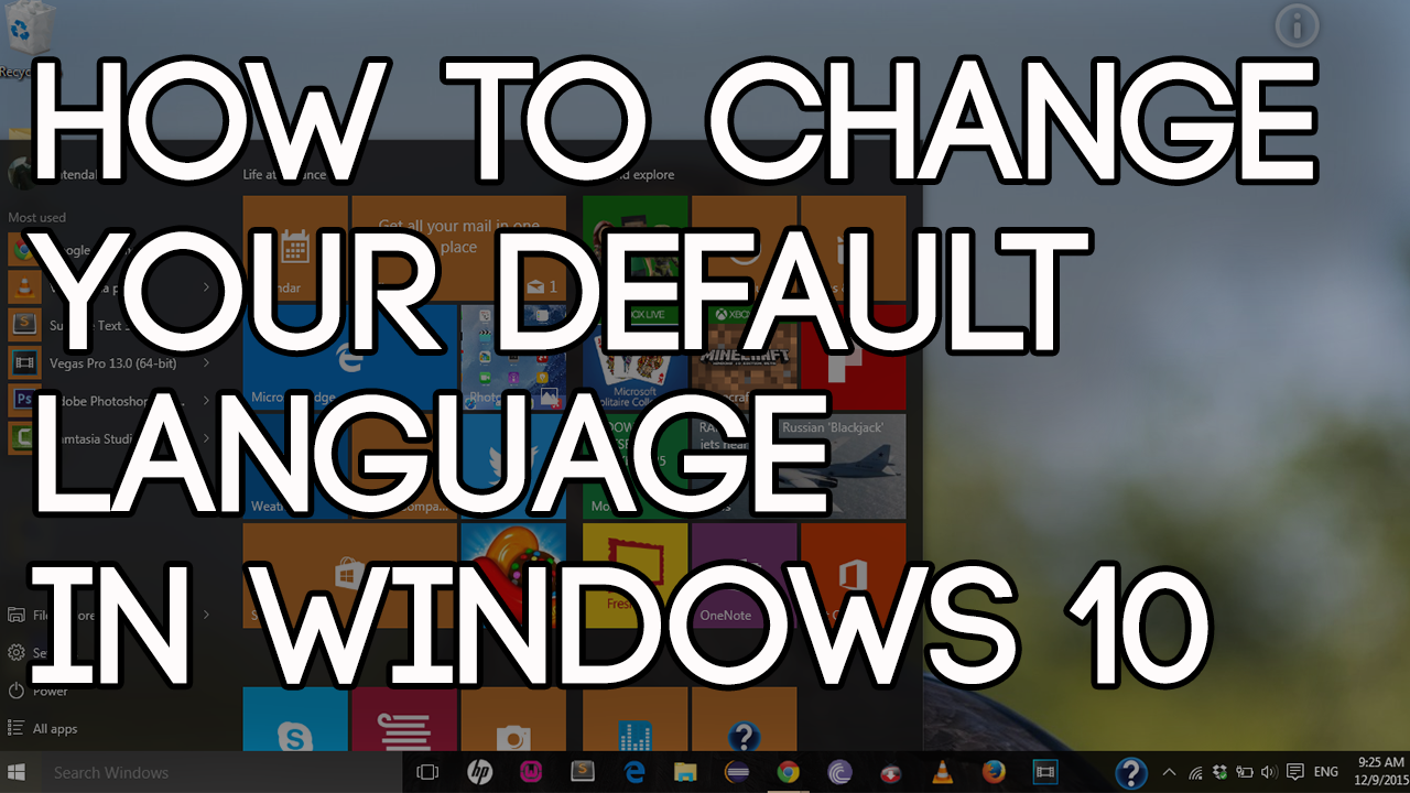 How to Change Your Default Language in Windows 10 - Instructables