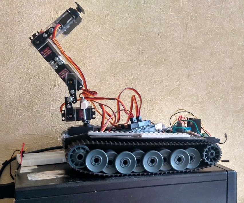 Robot Tank With Arm - Instructables