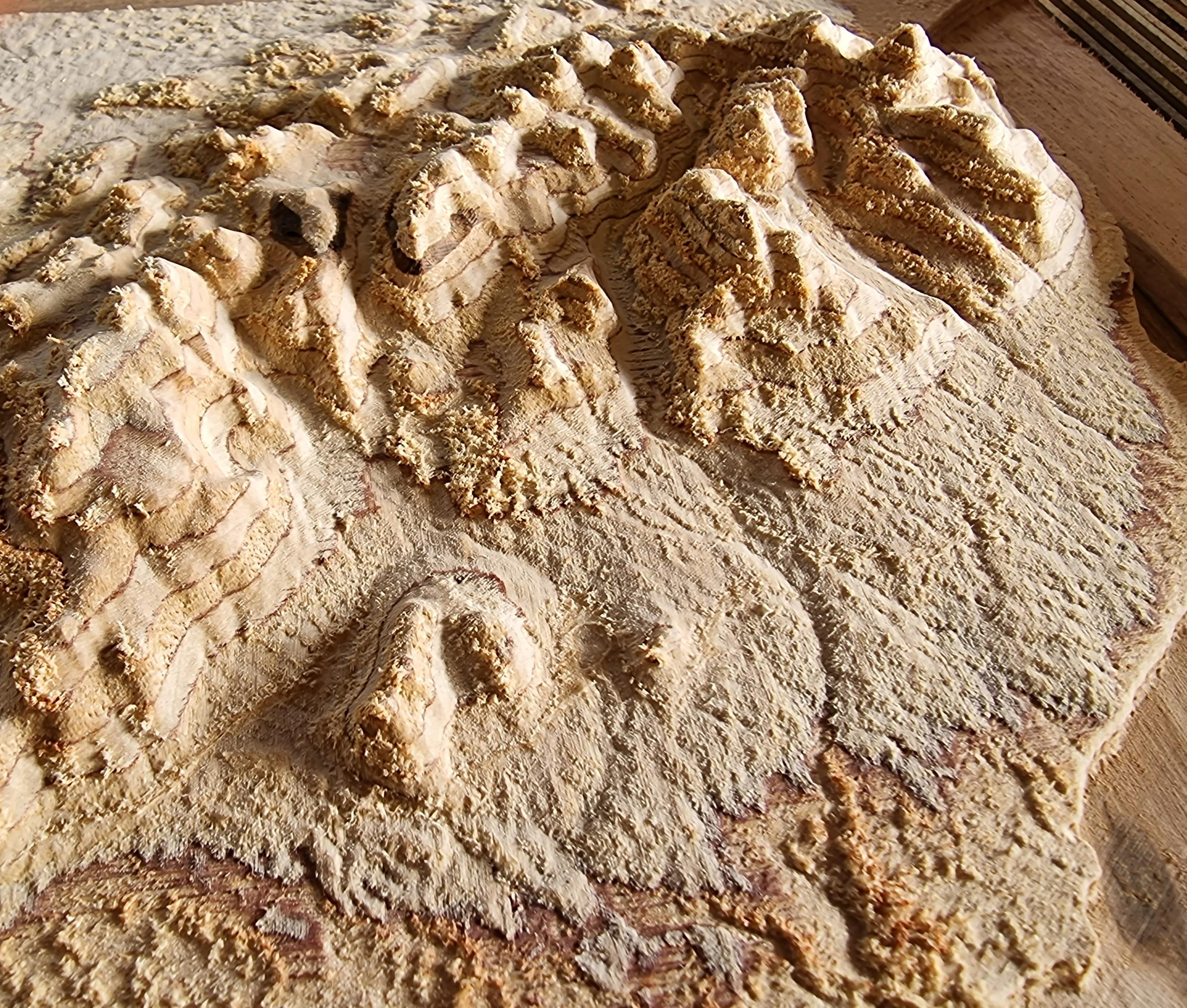 Carving 3D Terrain Topographic Relief Maps on a CNC Machine by Steve M ...