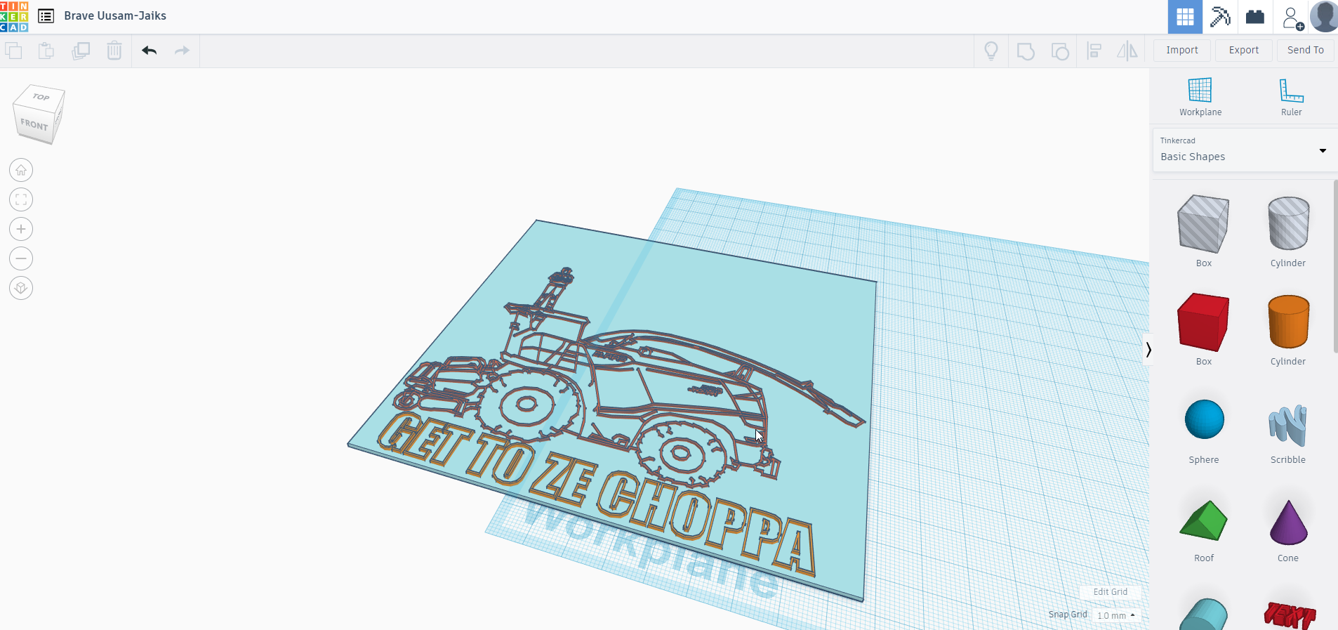 3D Print SVG Lineart (Inkscape and Tinkercad) : 9 Steps - Instructables