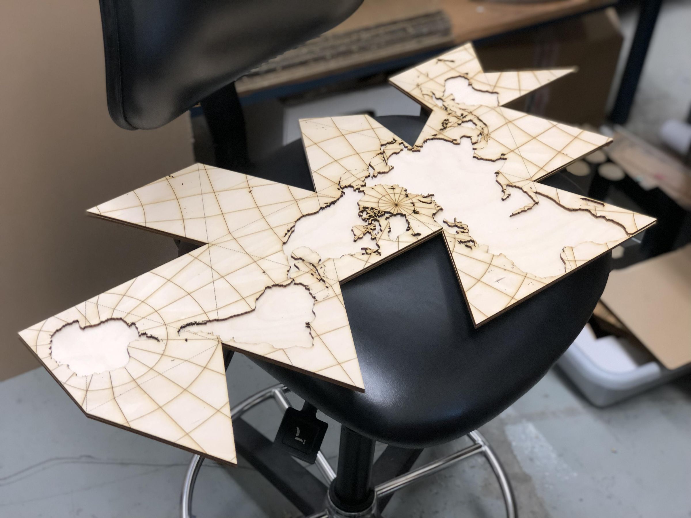 Dymaxion Wall Map : 4 Steps (with Pictures) - Instructables