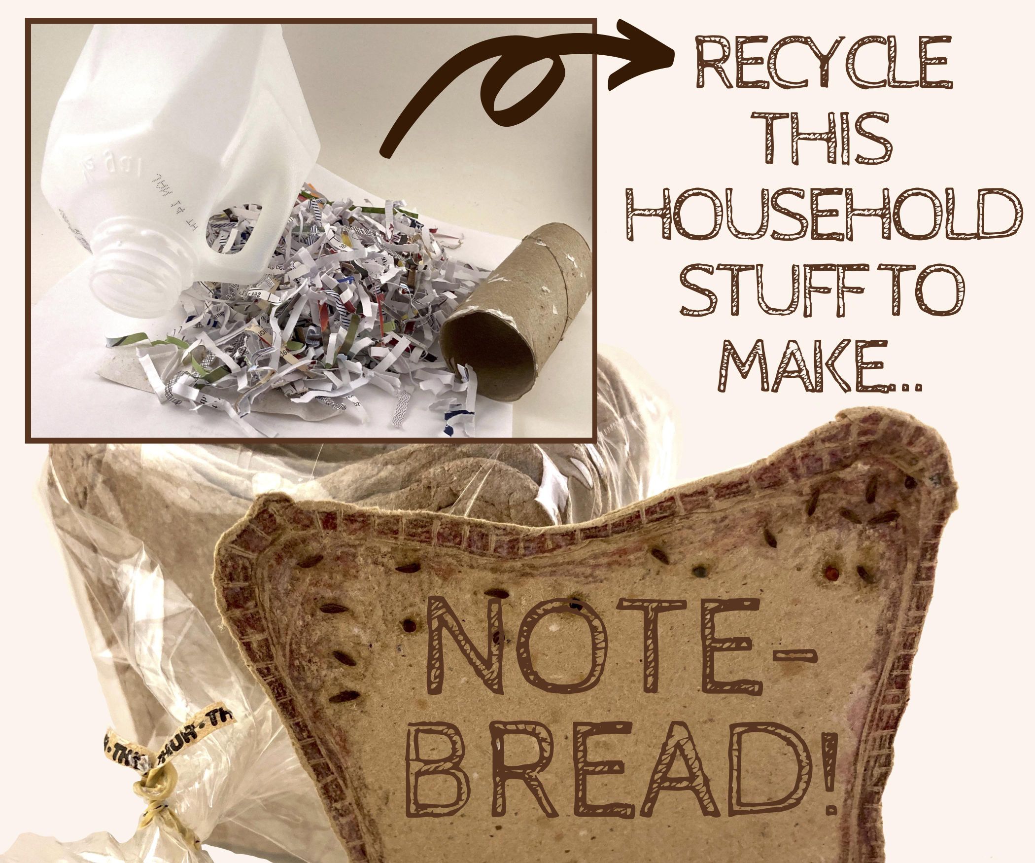 Make a Loaf of Recycled Note-Bread (Zero Carbs!) : 7 Steps (with ...