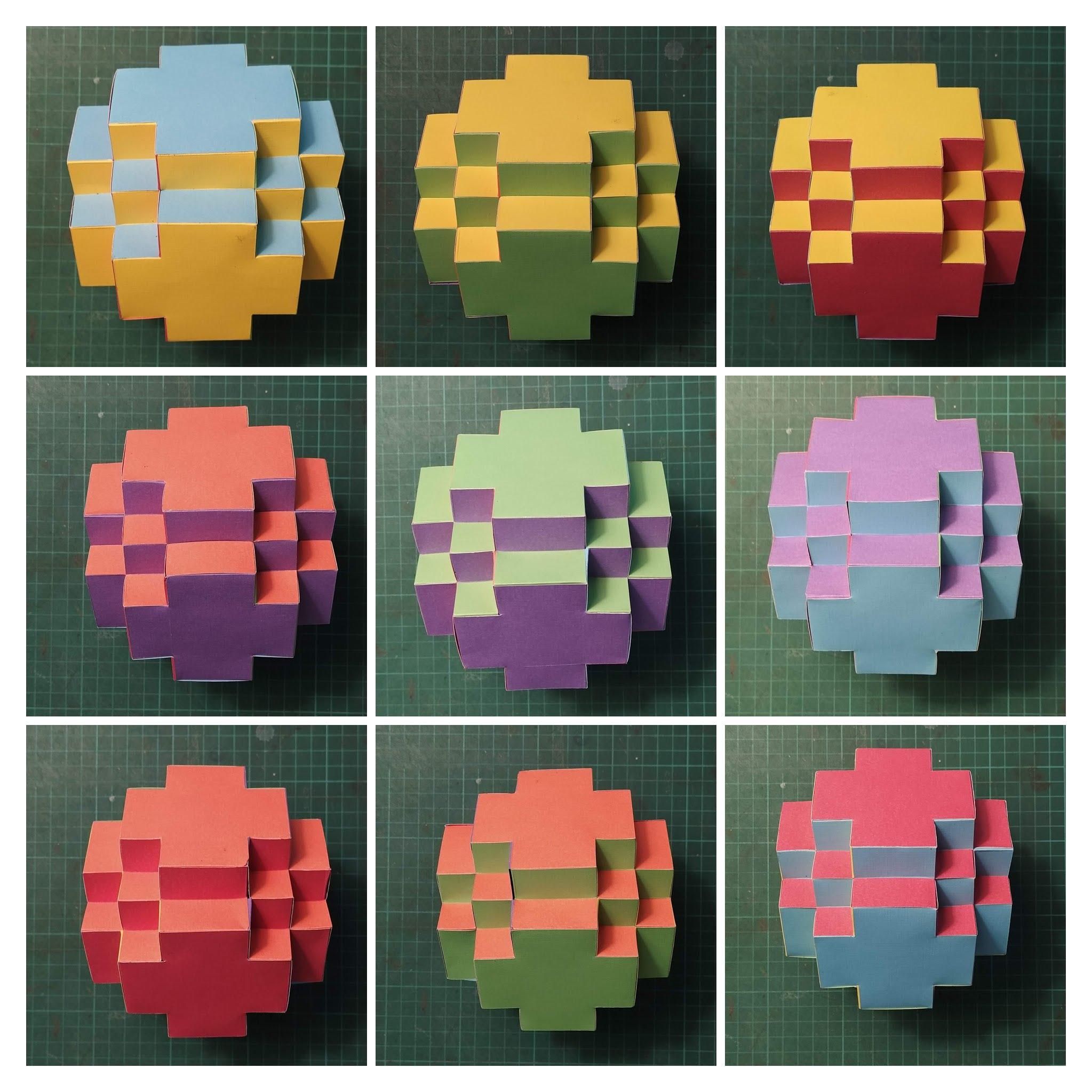 Paper Voxel Sphere : 8 Steps (with Pictures) - Instructables