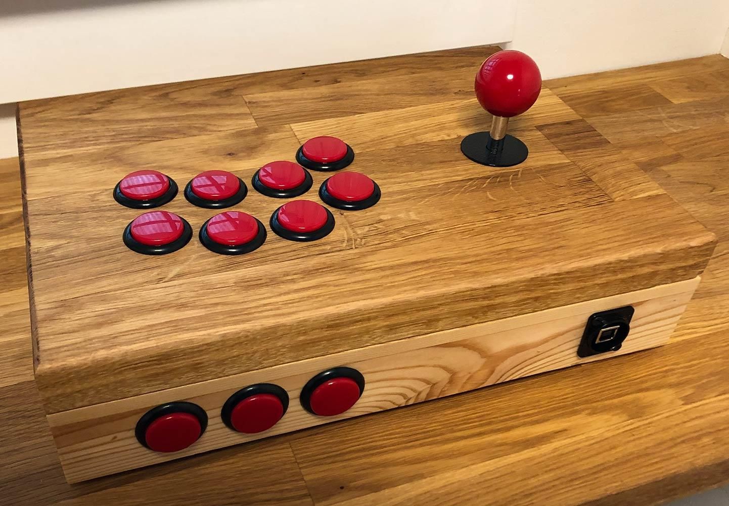 Simple Wood Arcade Stick : 8 Steps (with Pictures) - Instructables