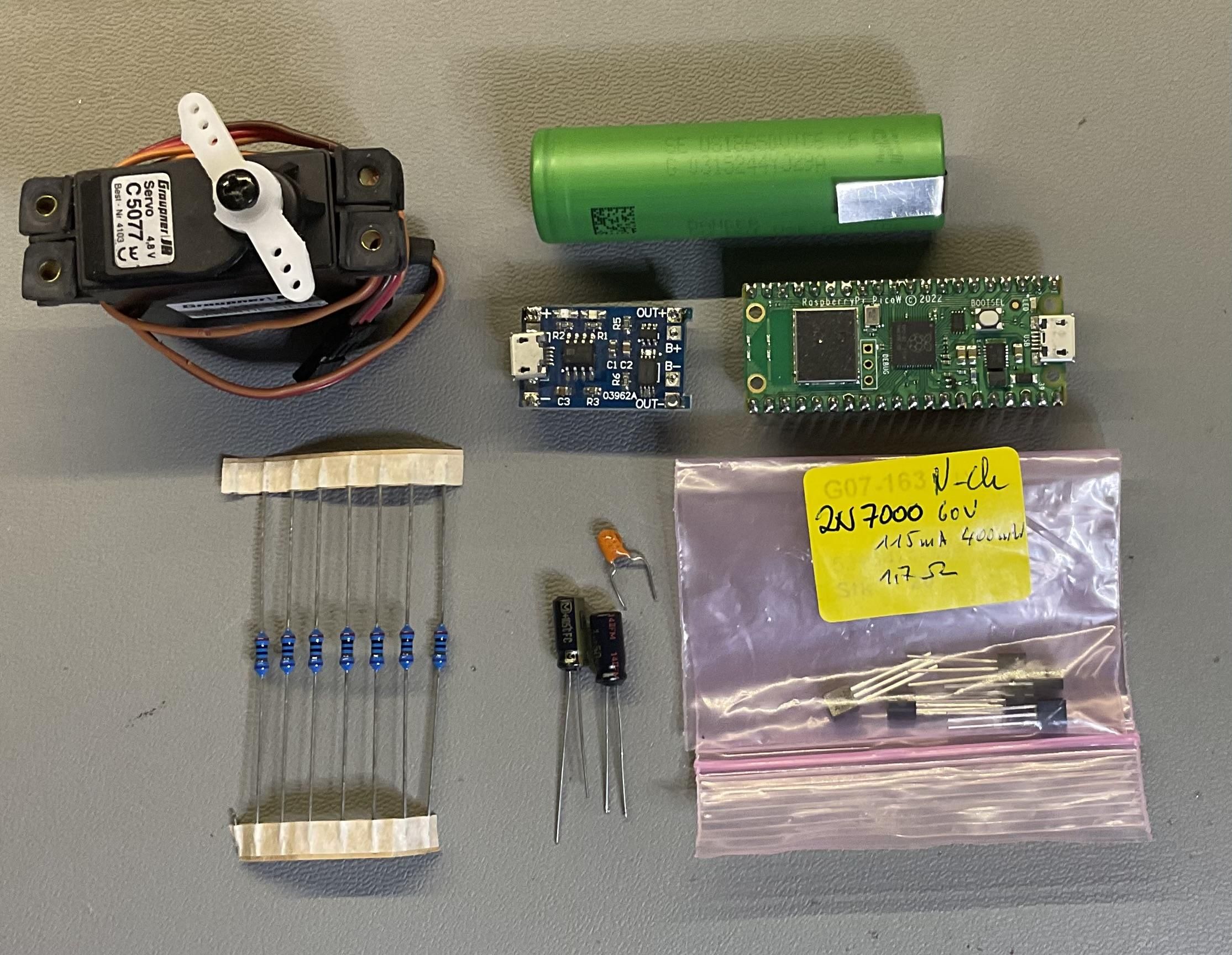 Poor Man's Bi-ped Robot Hardware - Using RP2040 and Micropython : 3 ...