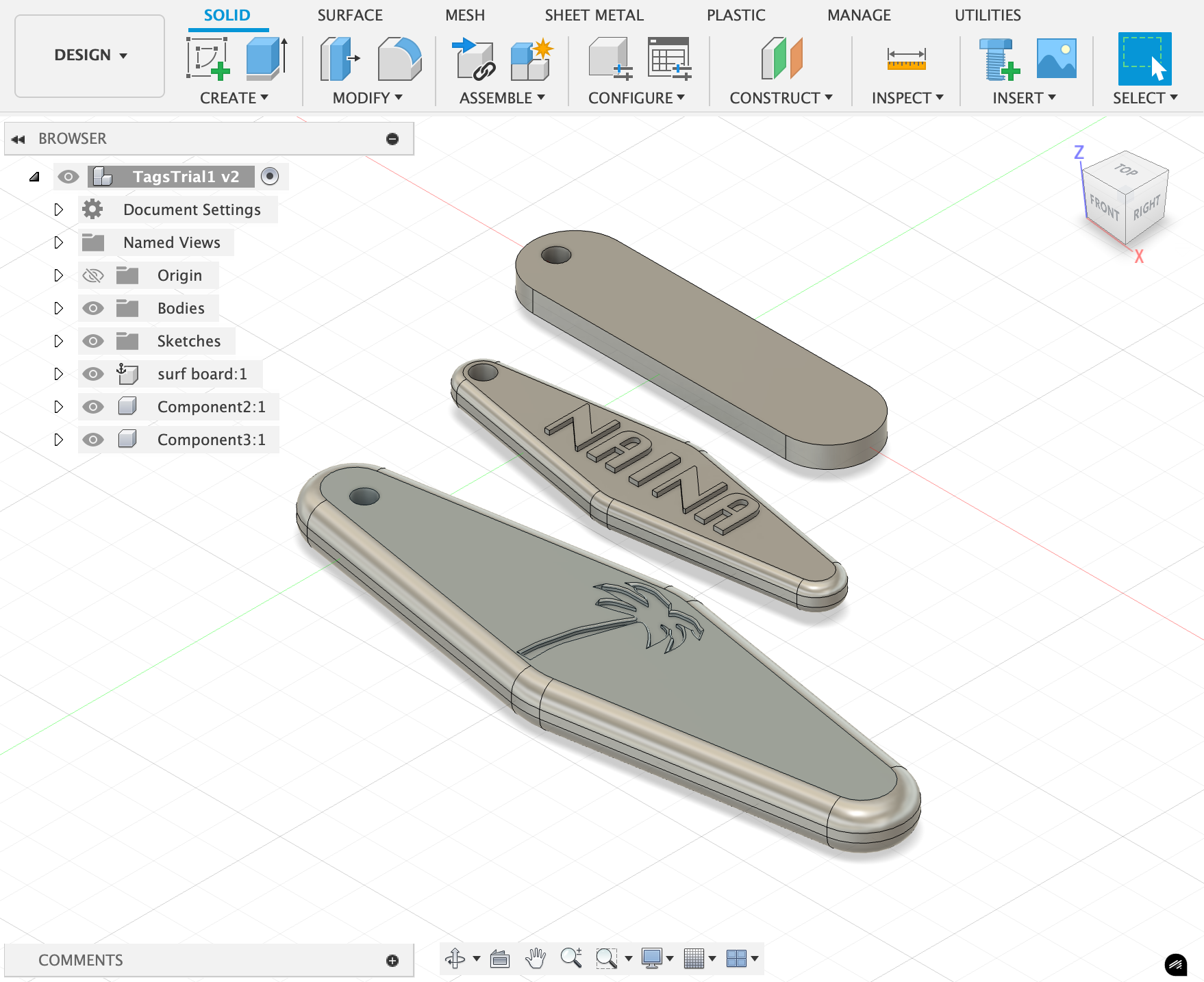 DIY Luggage Tag in Fusion 360 for Beginners : 7 Steps (with Pictures) - Instructables