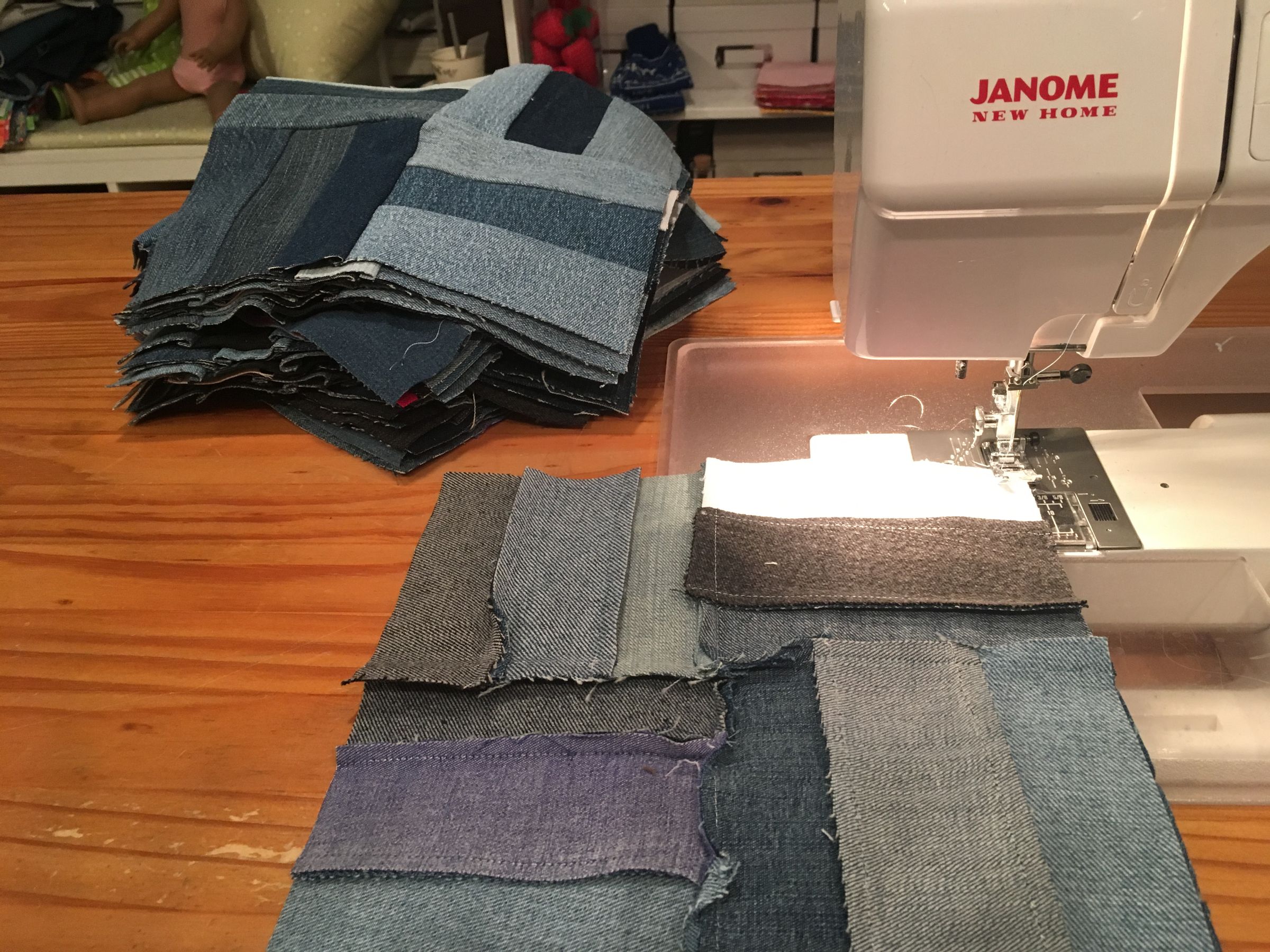 Denim Crazy Rails for Warmth : 8 Steps (with Pictures) - Instructables