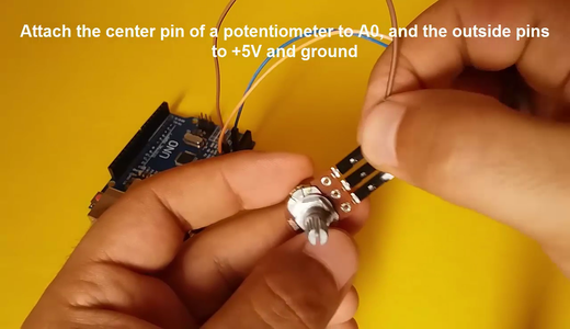 Arduino Analogread Serial With Potentiometer 5 Steps With Pictures