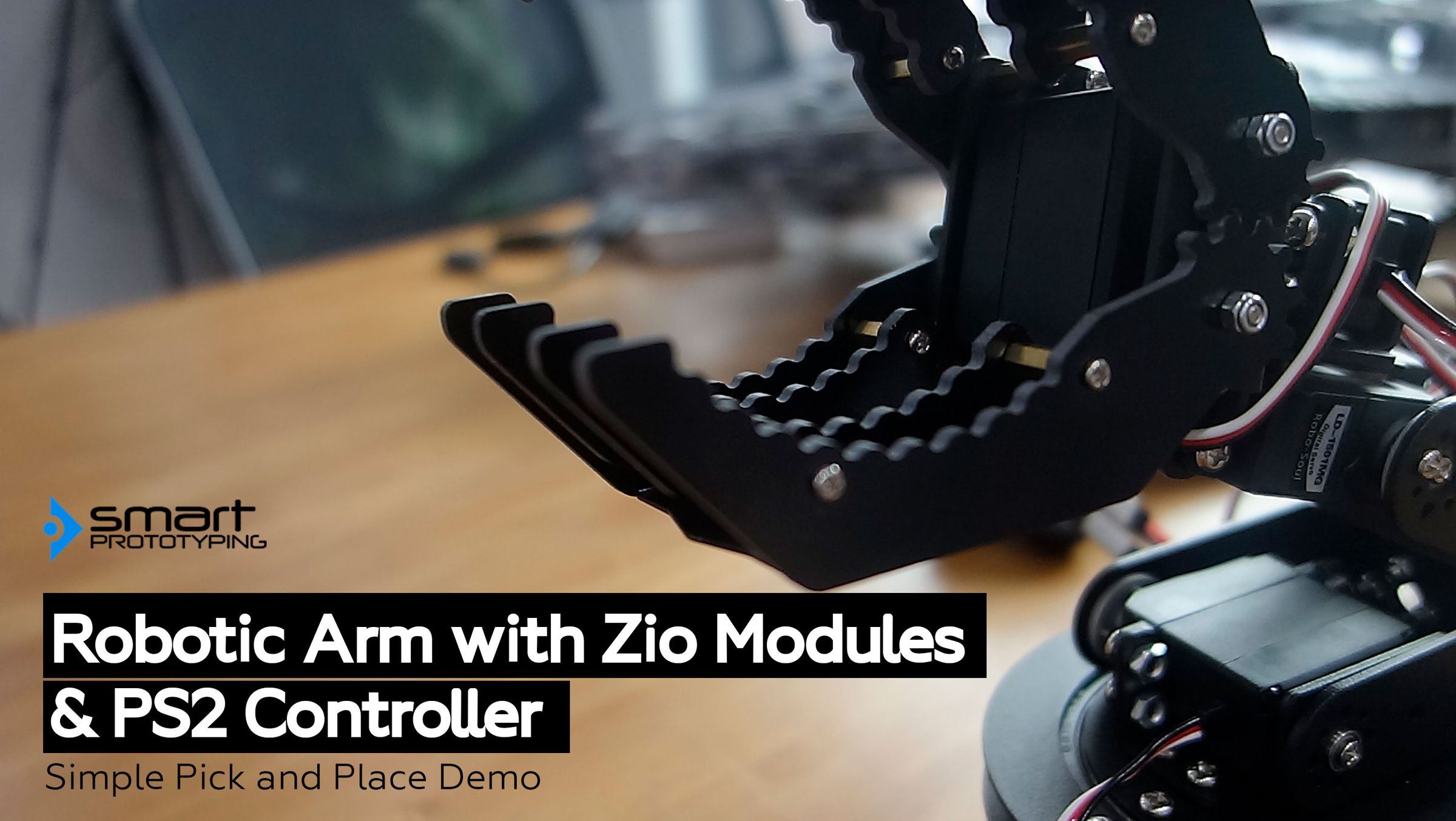 Control Robotic Arm With Zio Using PS2 Controller : 4 Steps - Instructables