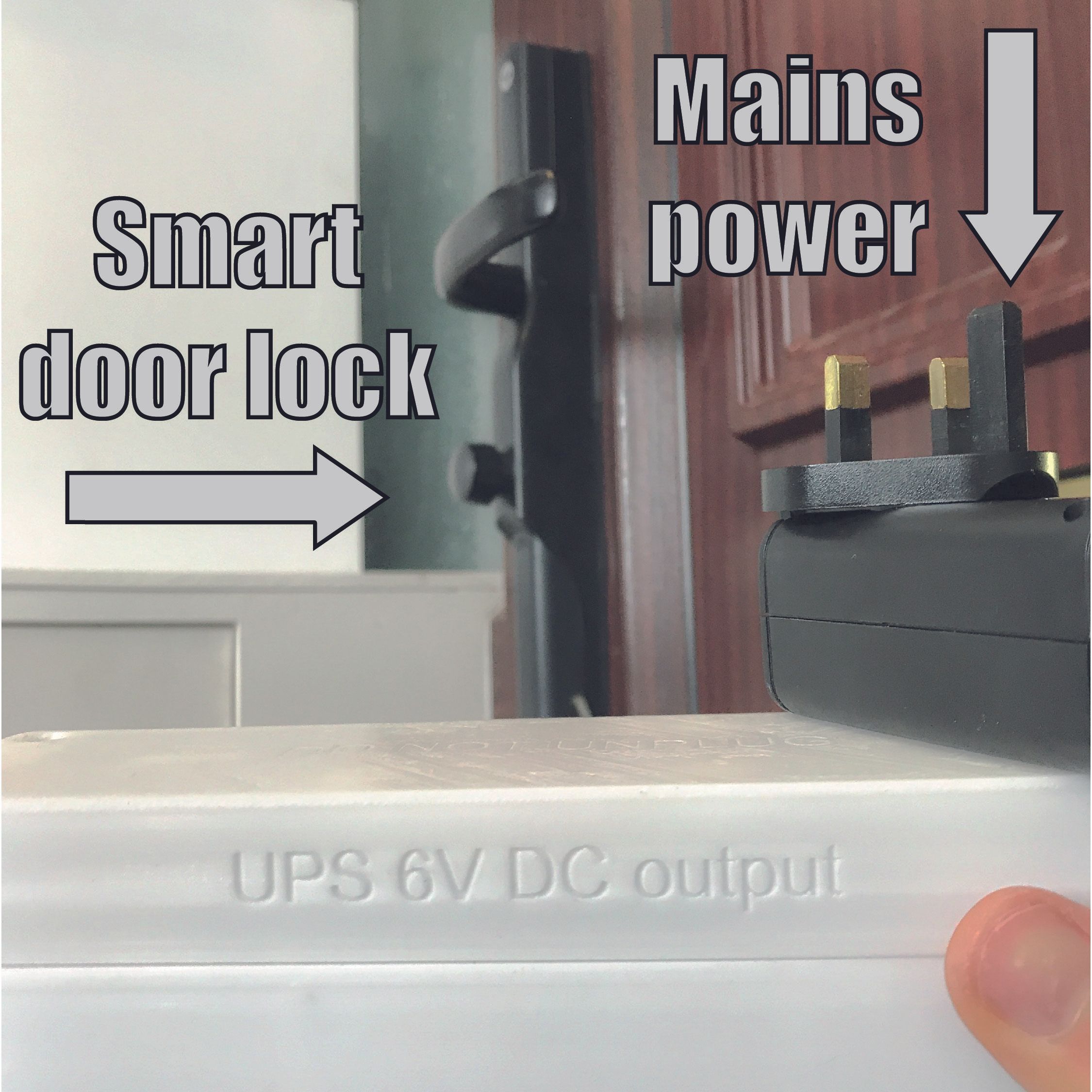 How to UPS Mains Power Any Battery Powered Smart Device (Yale Conexis ...