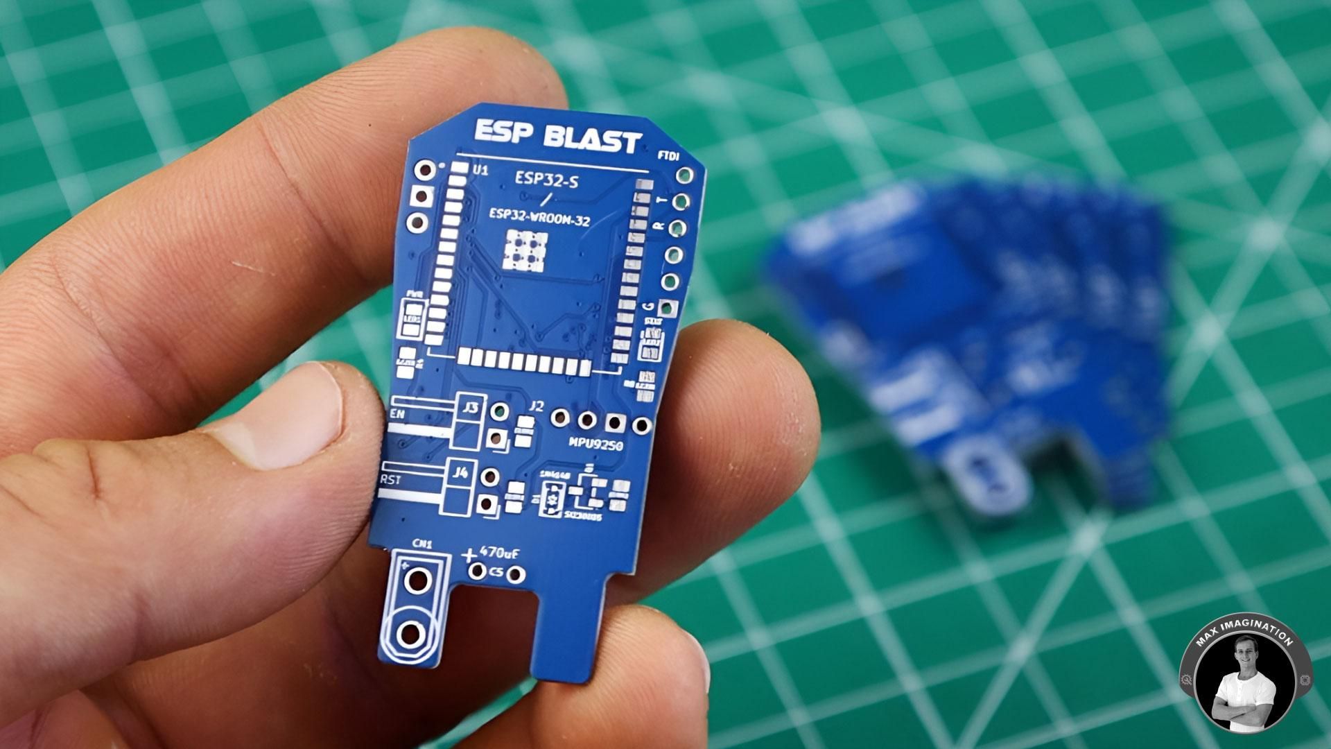Build the Smallest ESP32 Brushless Rocket Drone | ESP-BLAST : 19 Steps ...