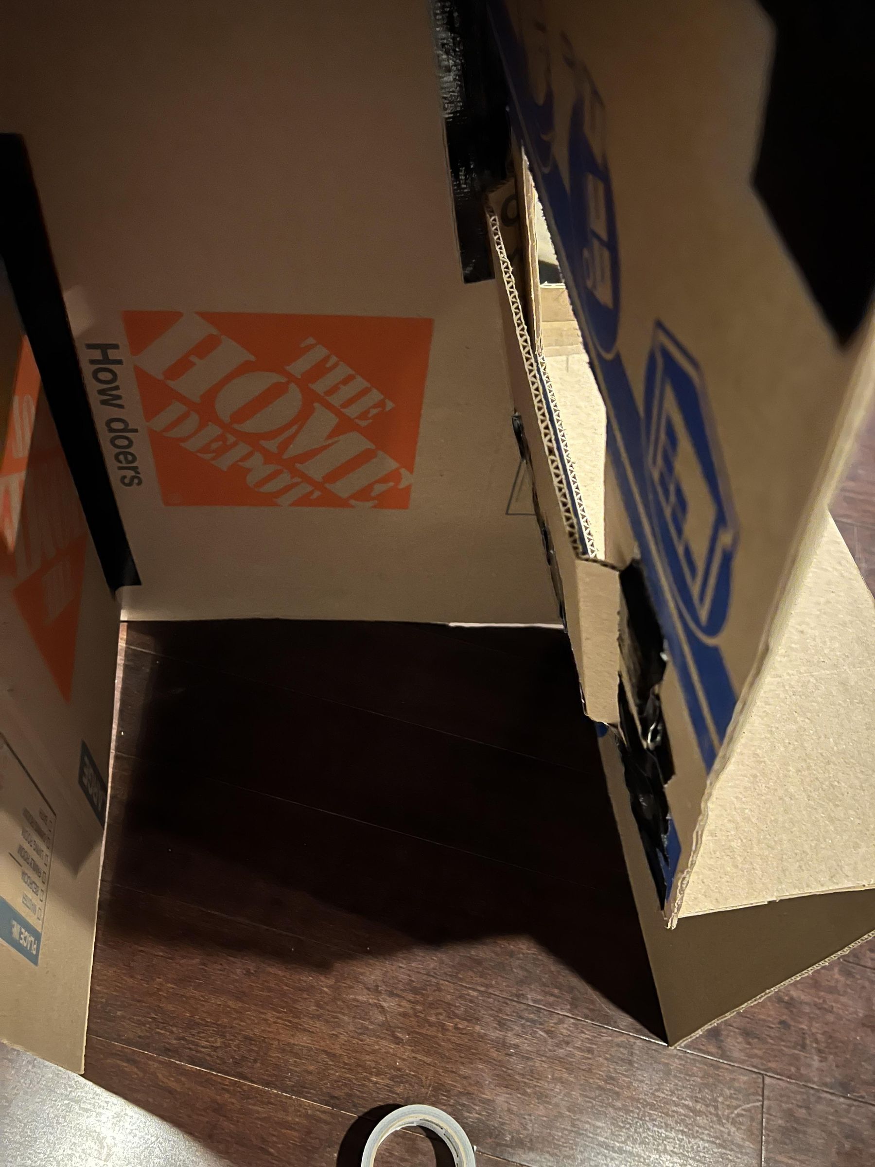 DIY Glowing Arcade Halloween Cardboard Costume : 11 Steps (with ...