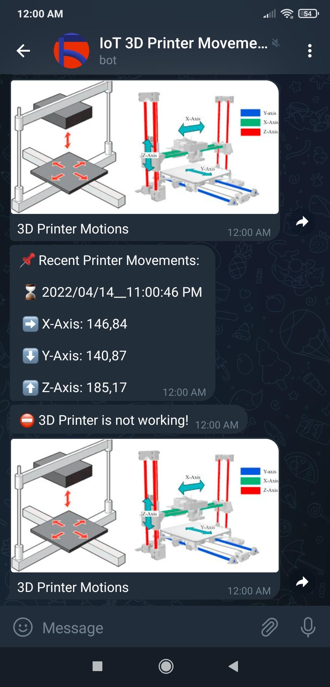 AI-driven IoT 3D Printer Motion & Status Tracker W/ Telegram : 18 Steps ...