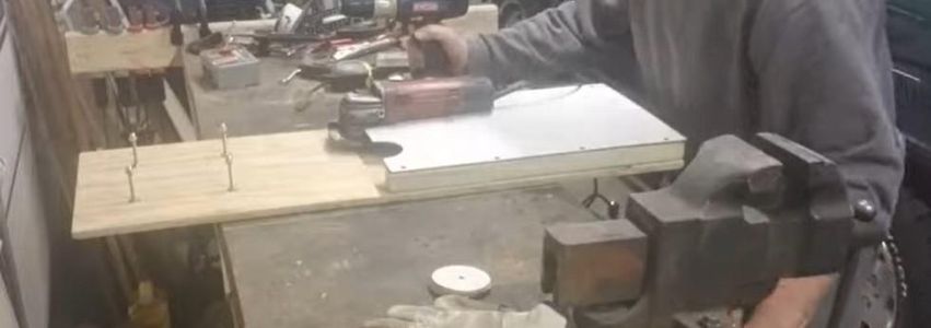 Grinder and Grinding Wheel Holder Fabrication Shop Garage Work Shop DIY Save Money Organize : 3 ...