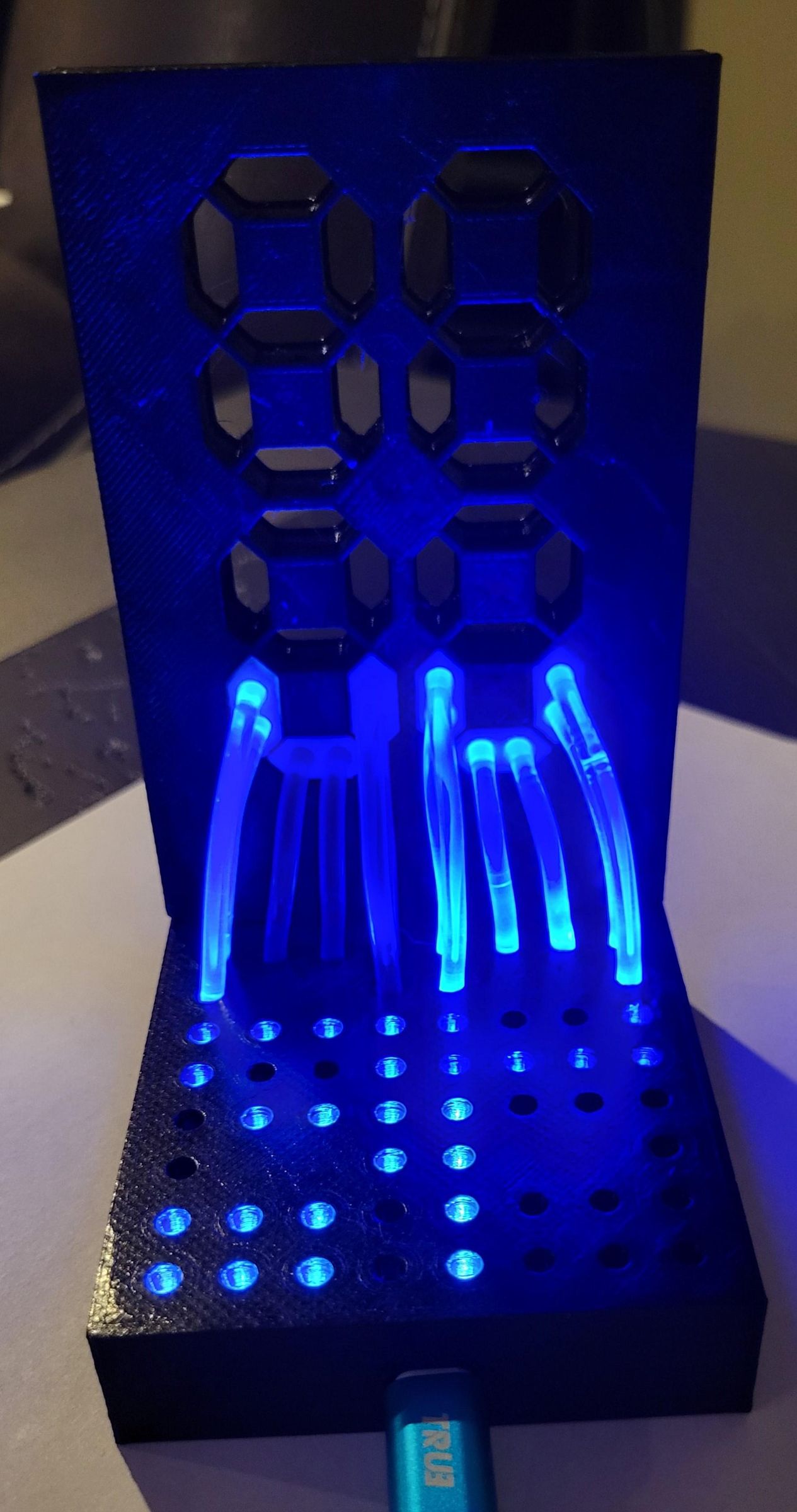 Digital Light Pipes Fiber Optic Clock : 5 Steps (with Pictures ...