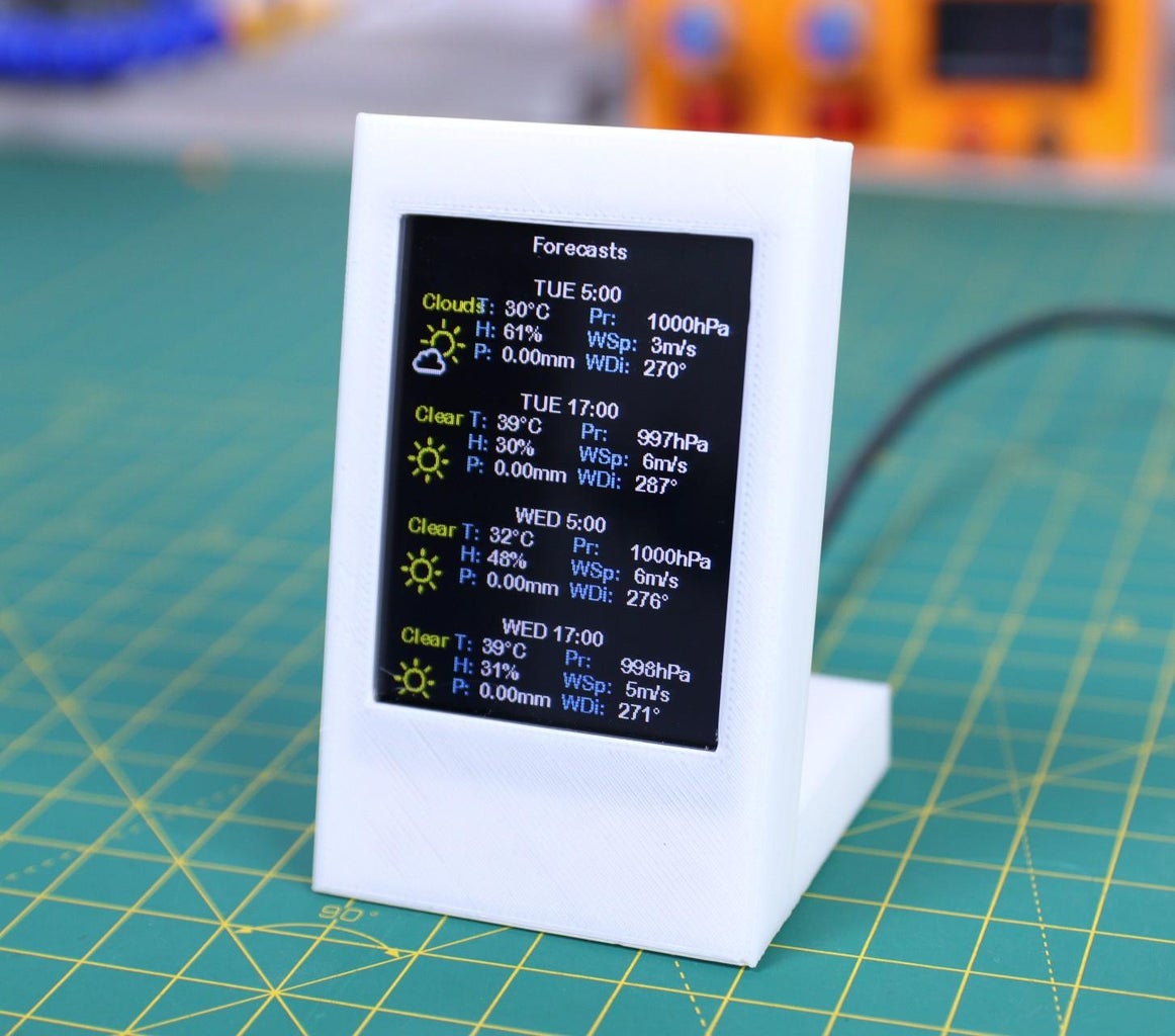 Esp8266 Weather Widget V20 13 Steps With Pictures Instructables