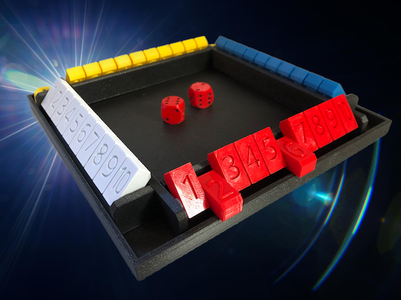 Shut the Box - Family Math Game - 3D Printed : 4 Steps - Instructables