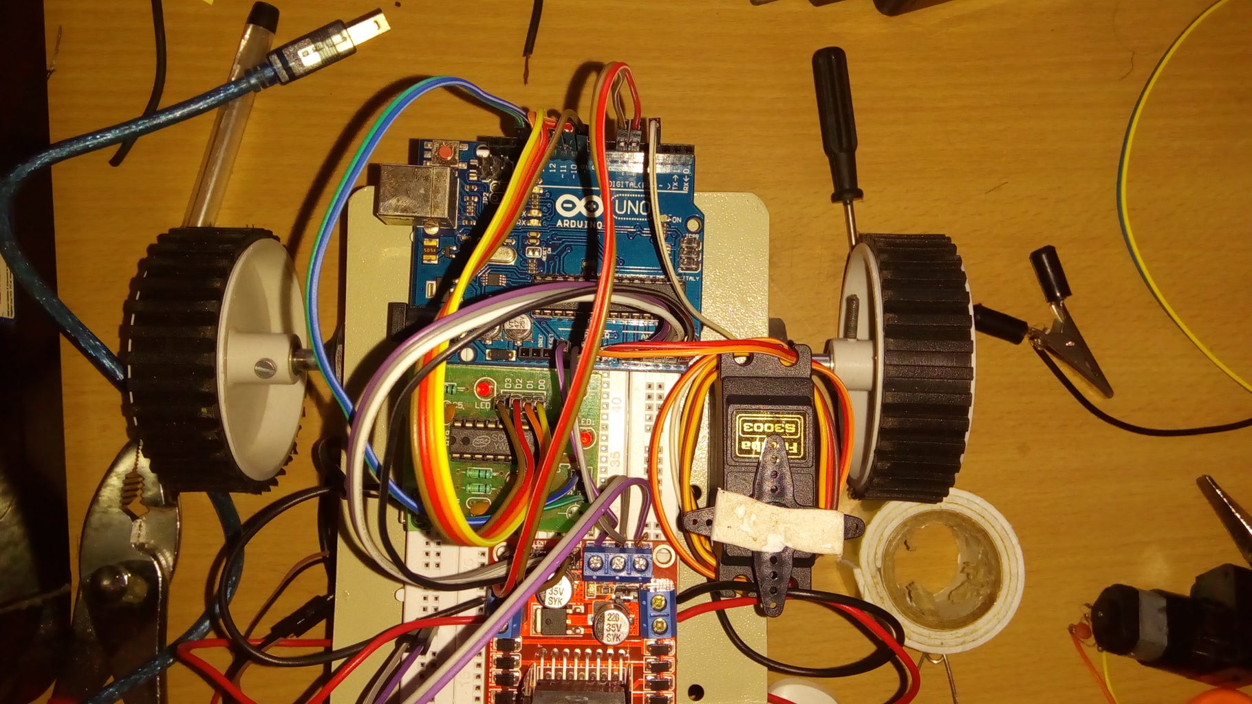 Mobile Operated Arduino Uno Robot Using DTMF : 6 Steps - Instructables Mobile Operated Arduino Uno Robot Using DTMF : 6 Steps - Instructables