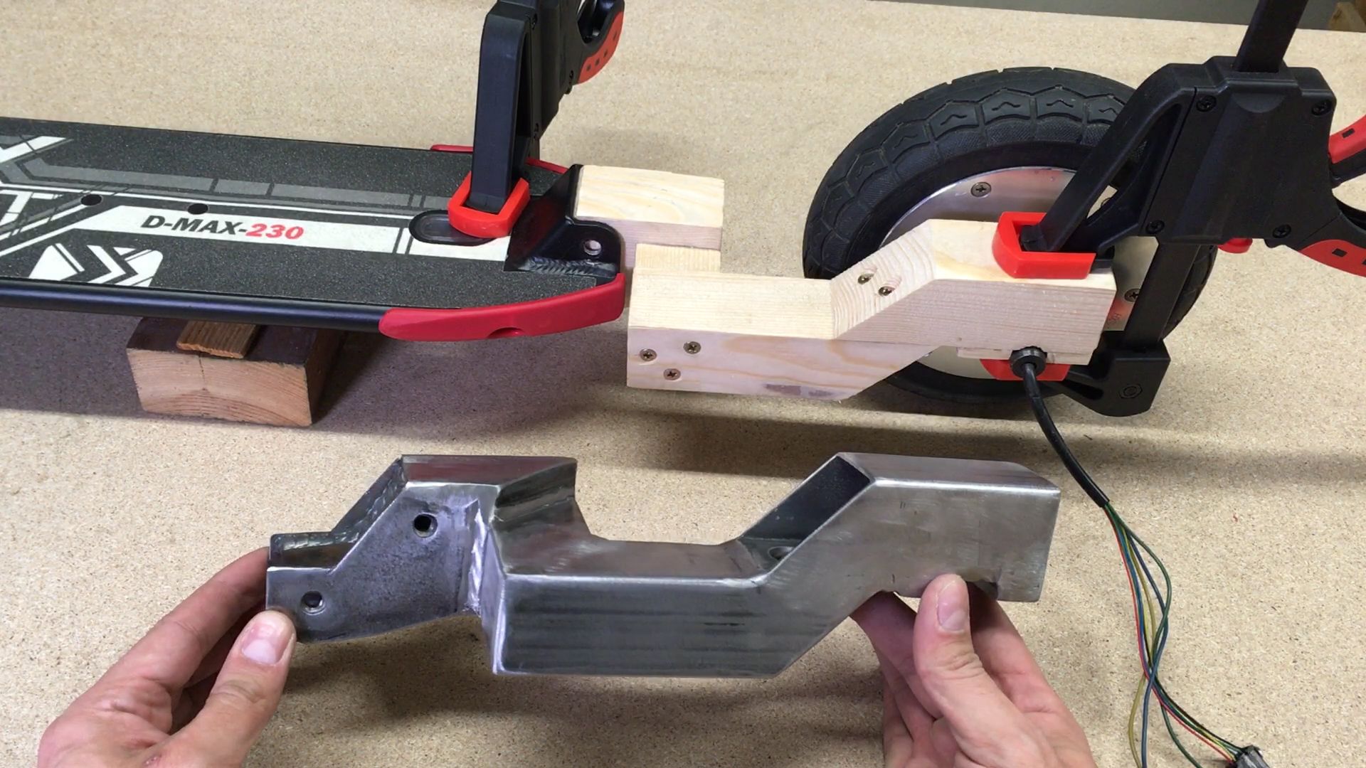 DIY: Electric Scooter Conversion With Hoverboard Parts : 16 Steps (with ...