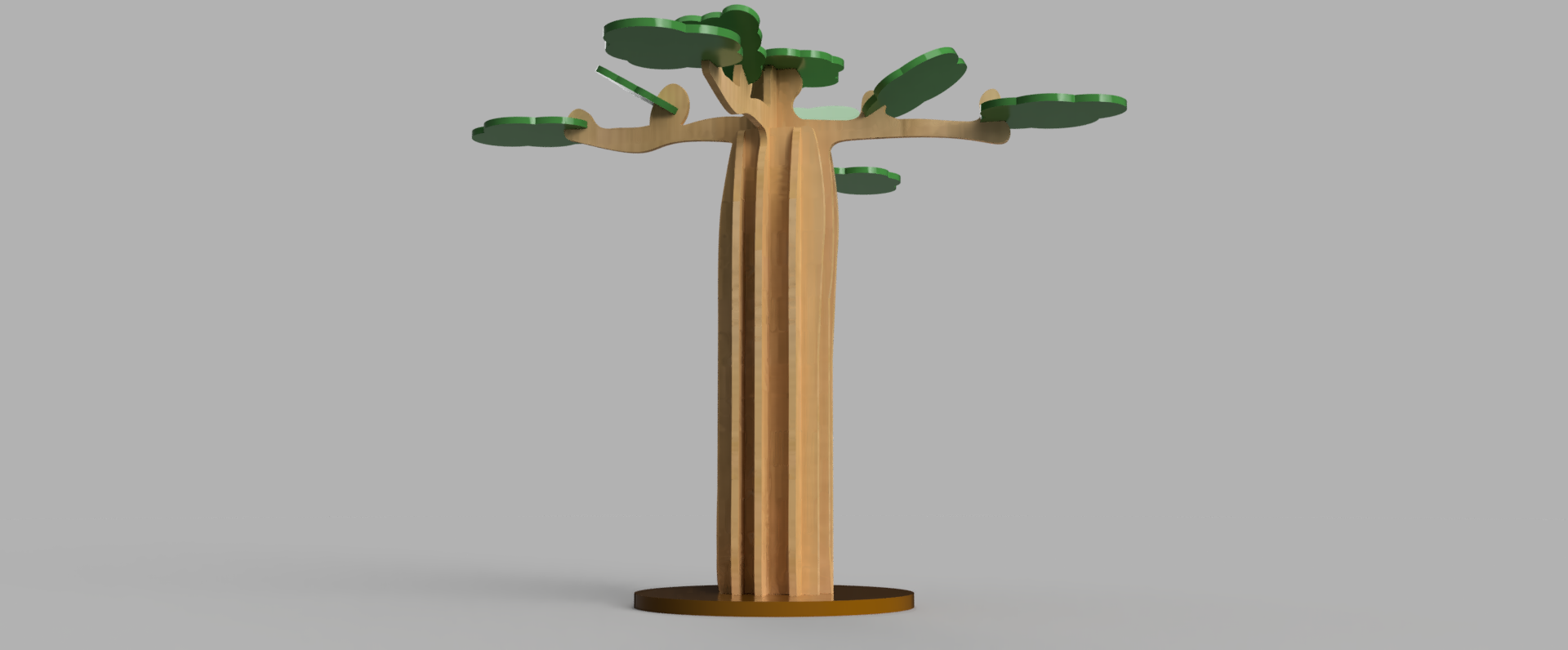 Laser Cut Press-fit of a Baobab Tree : 8 Steps - Instructables