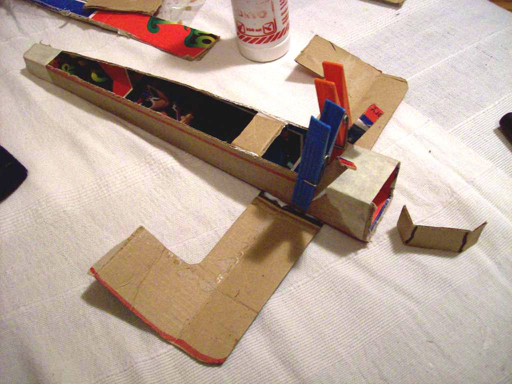 My Cardboard Biplane "KD-1" - Instructables