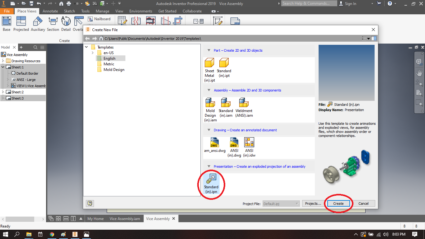 Inventor Assembly, Exploded Assembly, and Materials List : 31 Steps ...