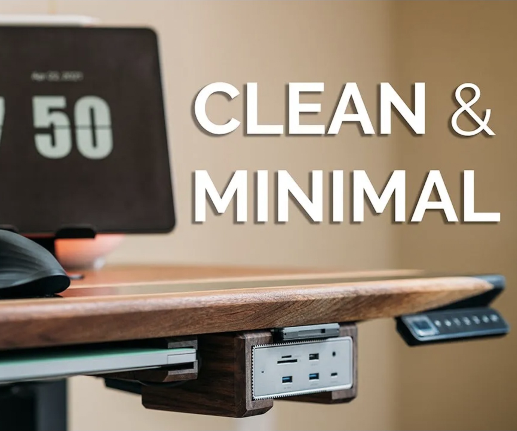 A Minimalist Workspace With This Simple DIY : 6 Steps (with Pictures ...