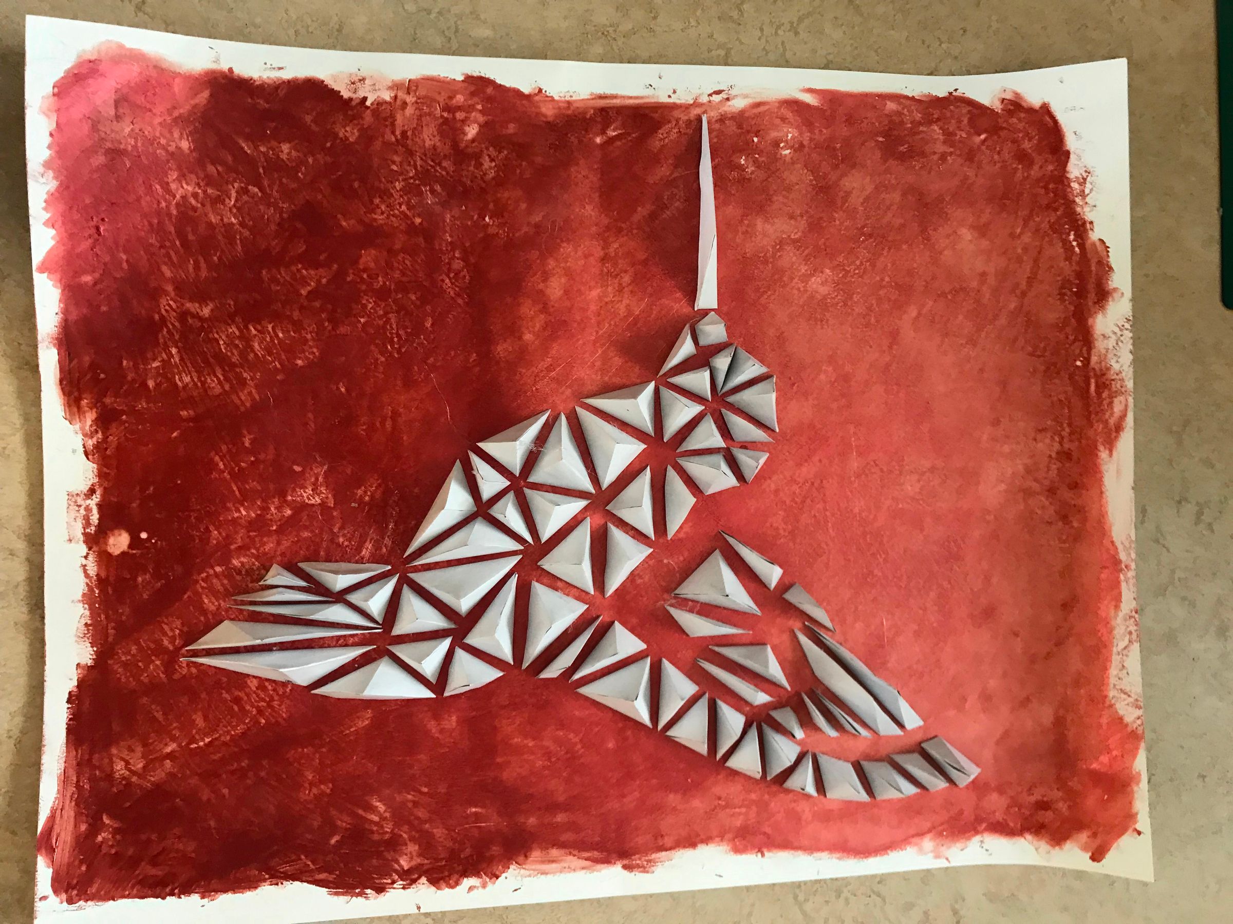 3D Paper Mosaic : the Colibri : 8 Steps (with Pictures) - Instructables