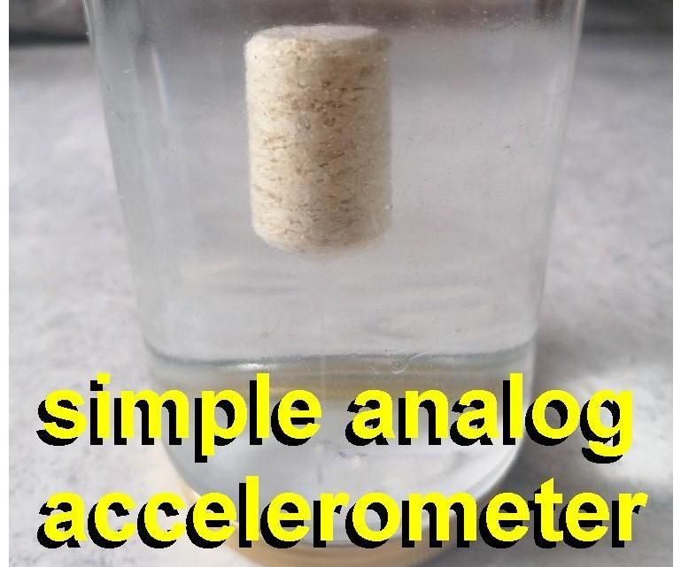 A Simple Accelerometer Made of a Glass Jar and a Cork - Instructables